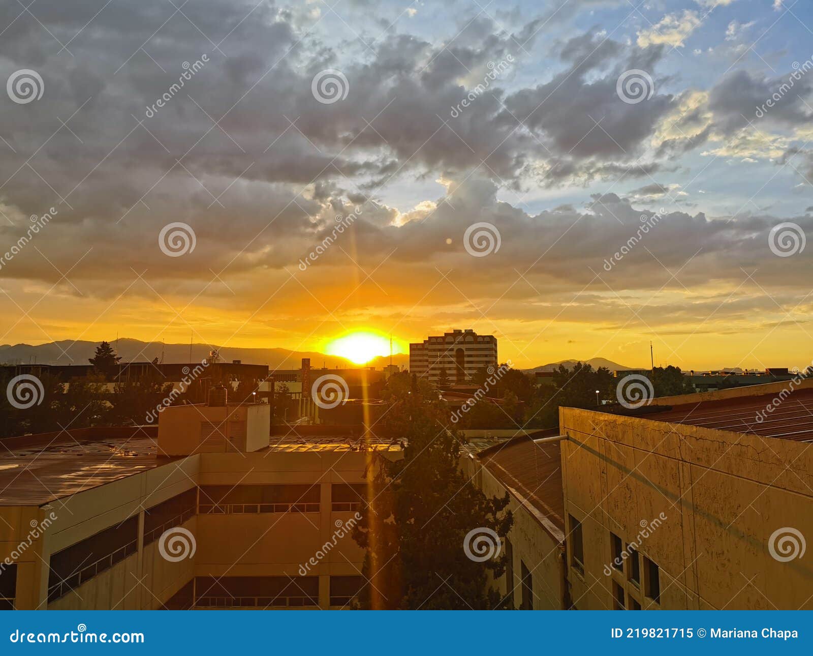 Sunset at the Hospitals Window Stock Image - Image of dusk, dawn: 219821715