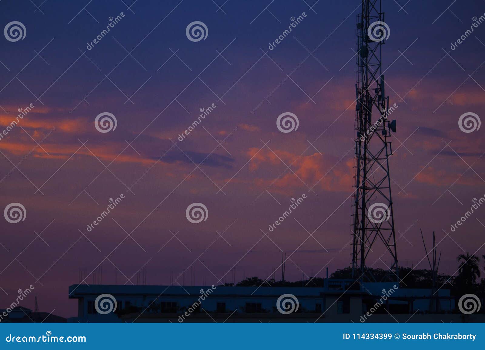 The Sunset hue stock image. Image of nature, beautiful - 114334399