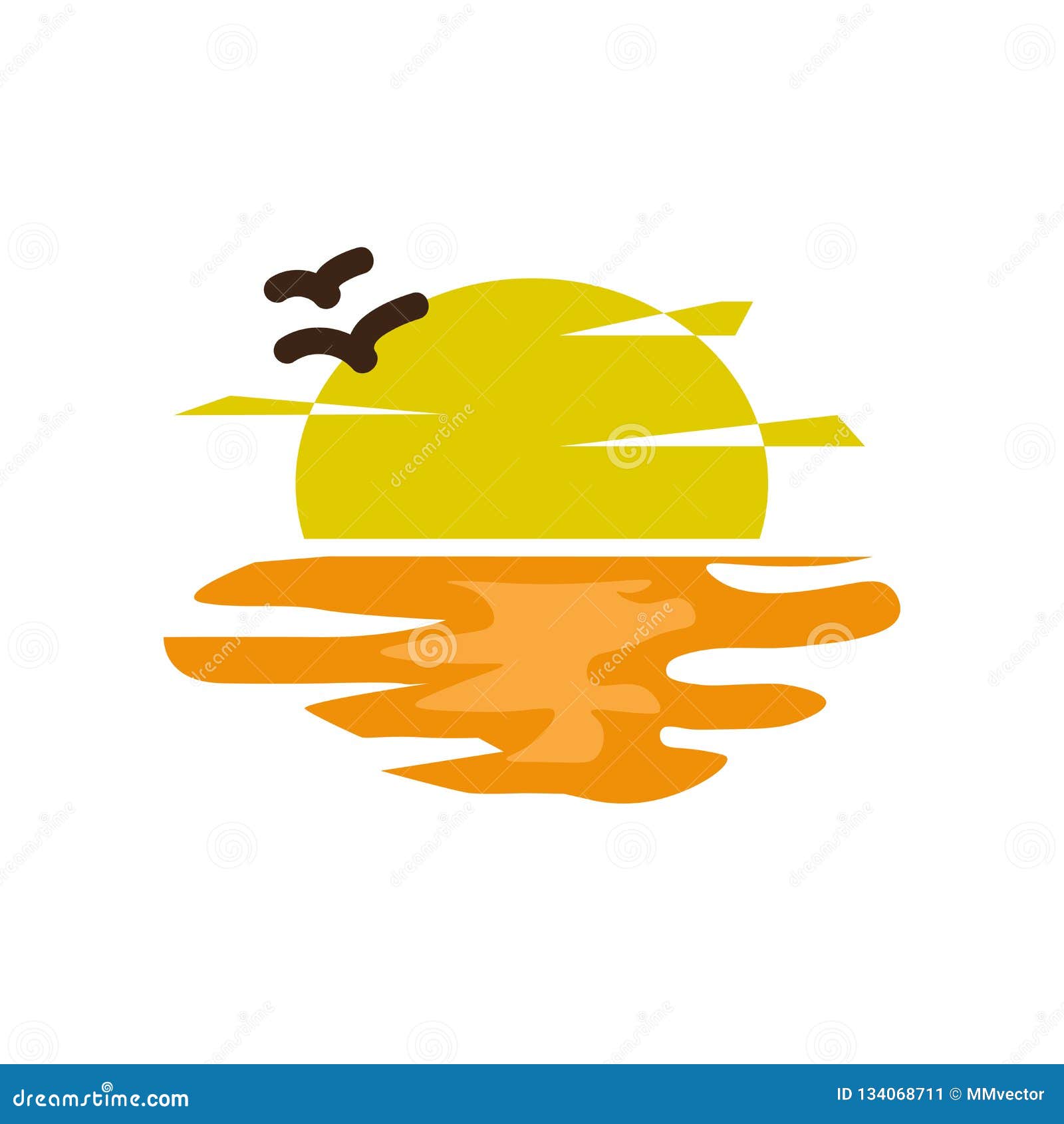 Sunset Icon Vector Sign and Symbol Isolated on White Background, Sunset ...