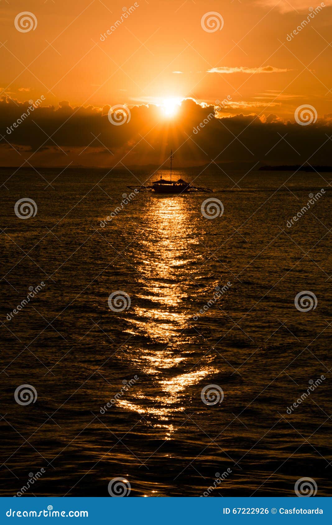 Sunset in Iloilo stock photo. Image of philippine, iloilo - 67222926
