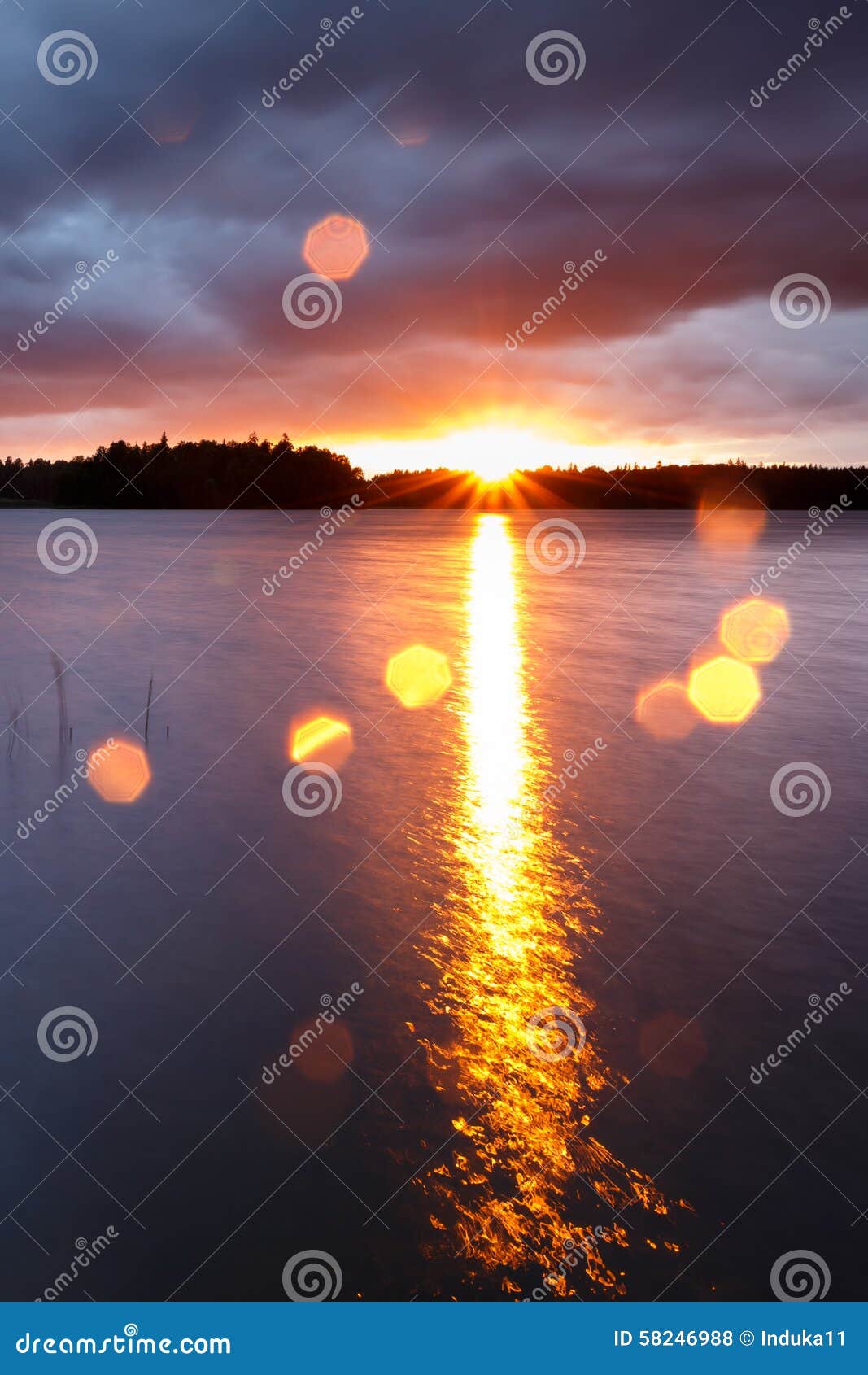 Sunset image stock photo. Image of blue, shiny, flares - 58246988