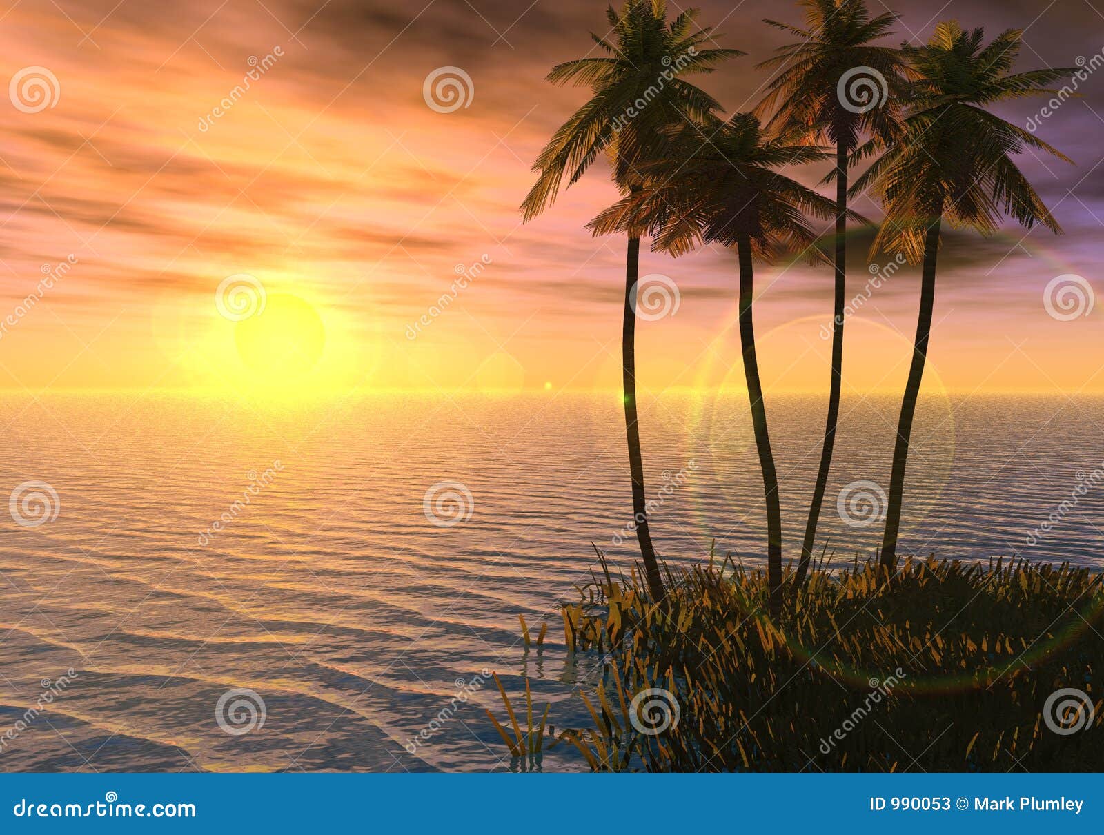 Sunset Island stock image. Image of beauty, nature, sunny - 990053