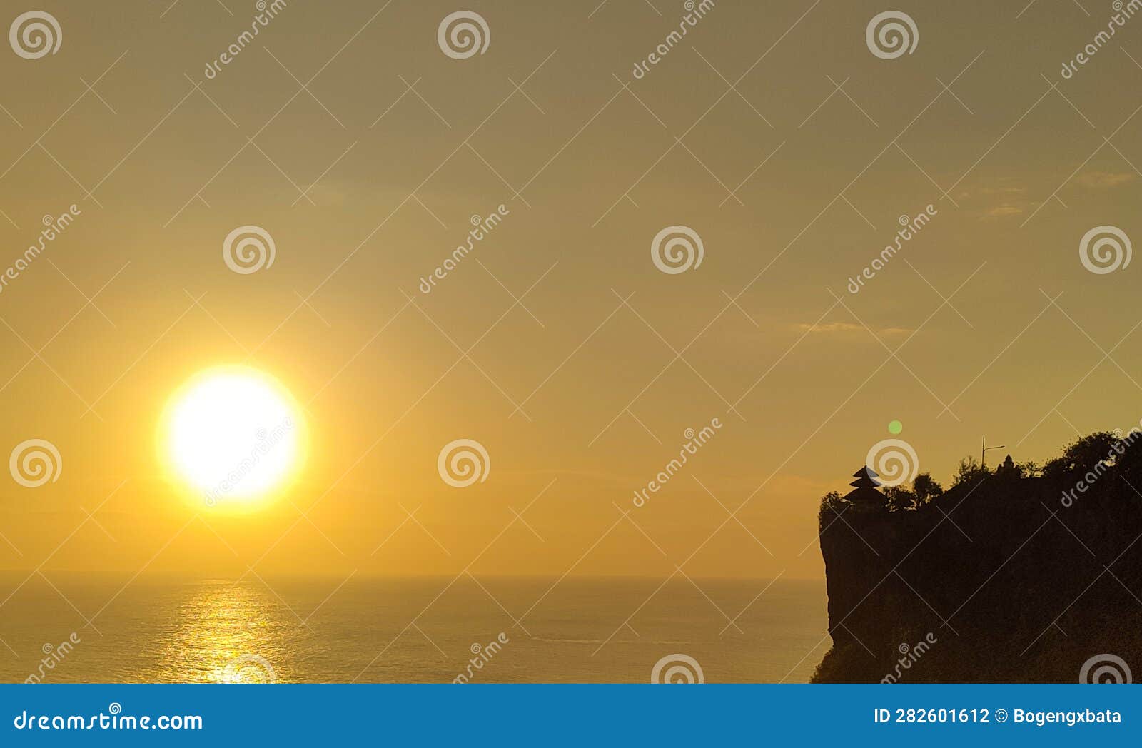 Sunset island sky sea pure stock photo. Image of pure - 282601612