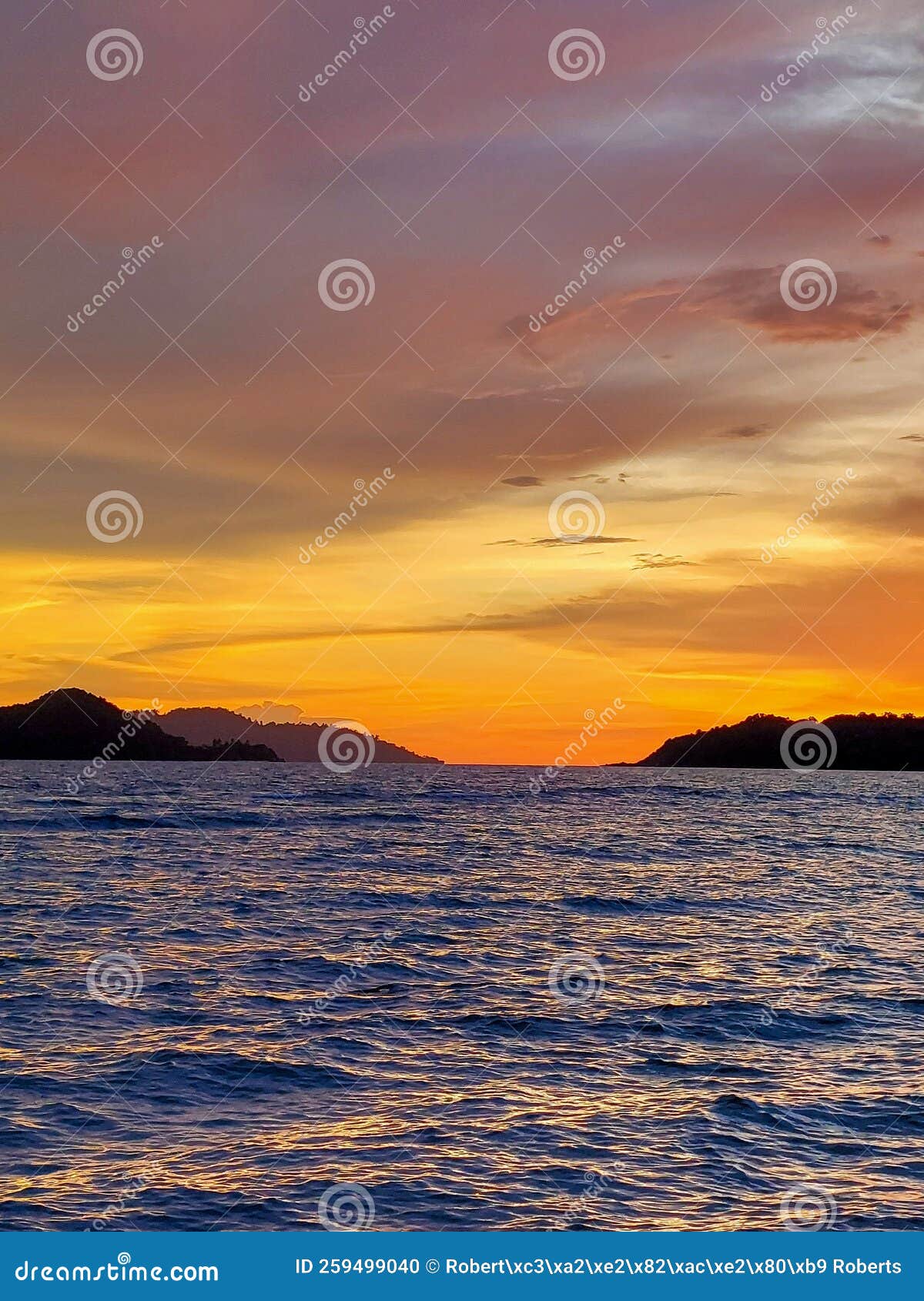 Sunset island vibes stock photo. Image of sunlight, evening - 259499040