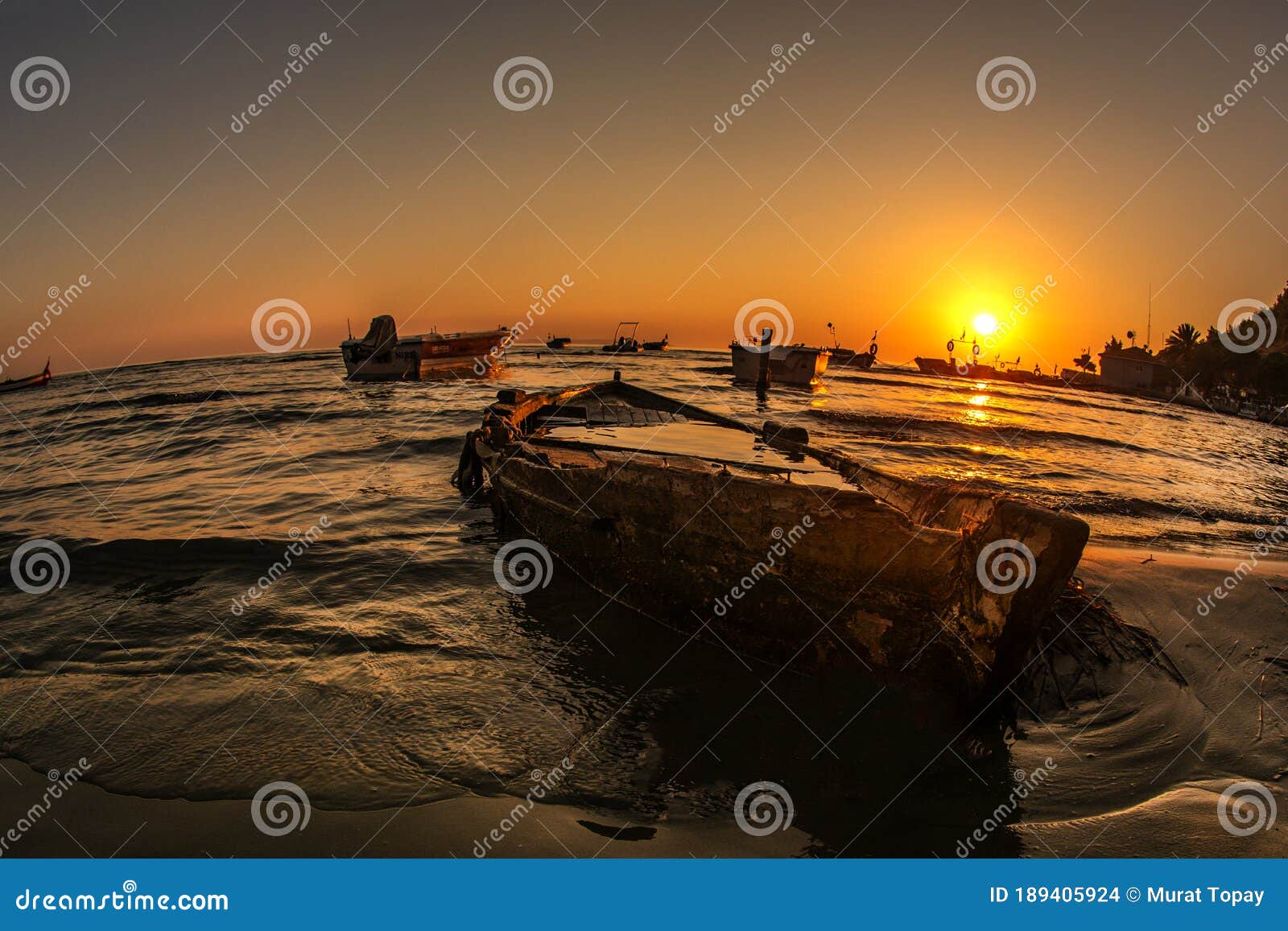 Sunset at the Karina,soke,Aydin,Turkey Editorial Stock Image - Image of ...