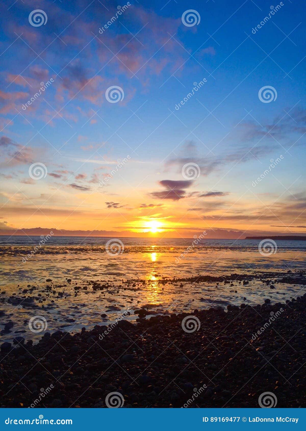 Sunset on the Kenai Peninsula Alaska Stock Image - Image of alaska ...