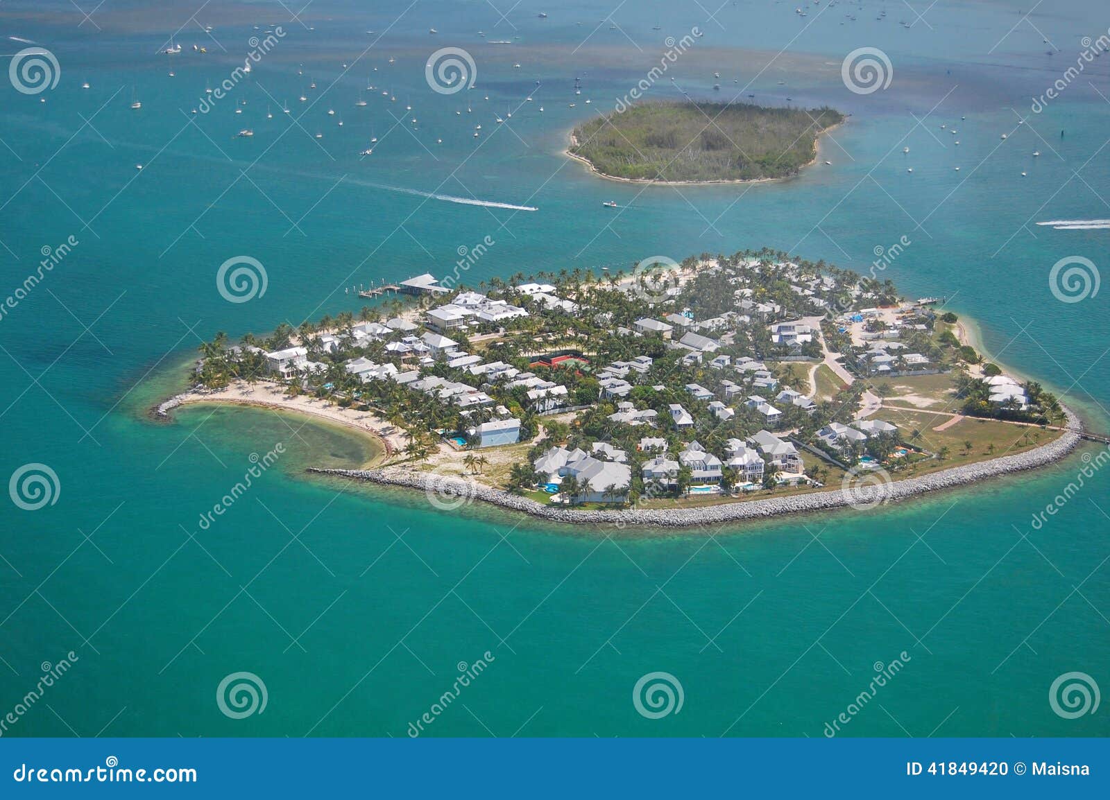 Sunset Key stock photo. Image of destination, luxury - 41849420