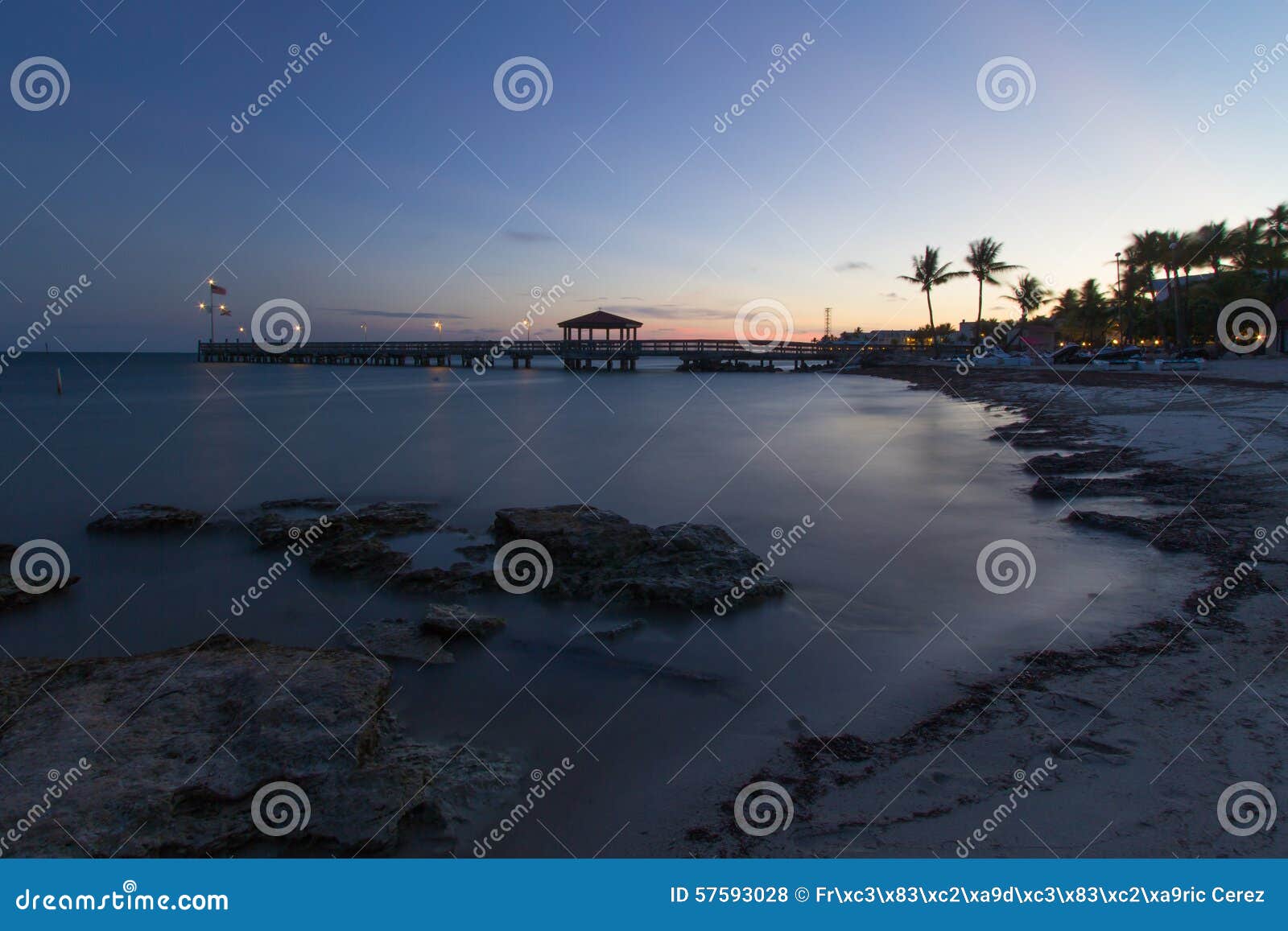 Sunset Key West stock photo. Image of horizon, travel - 57593028