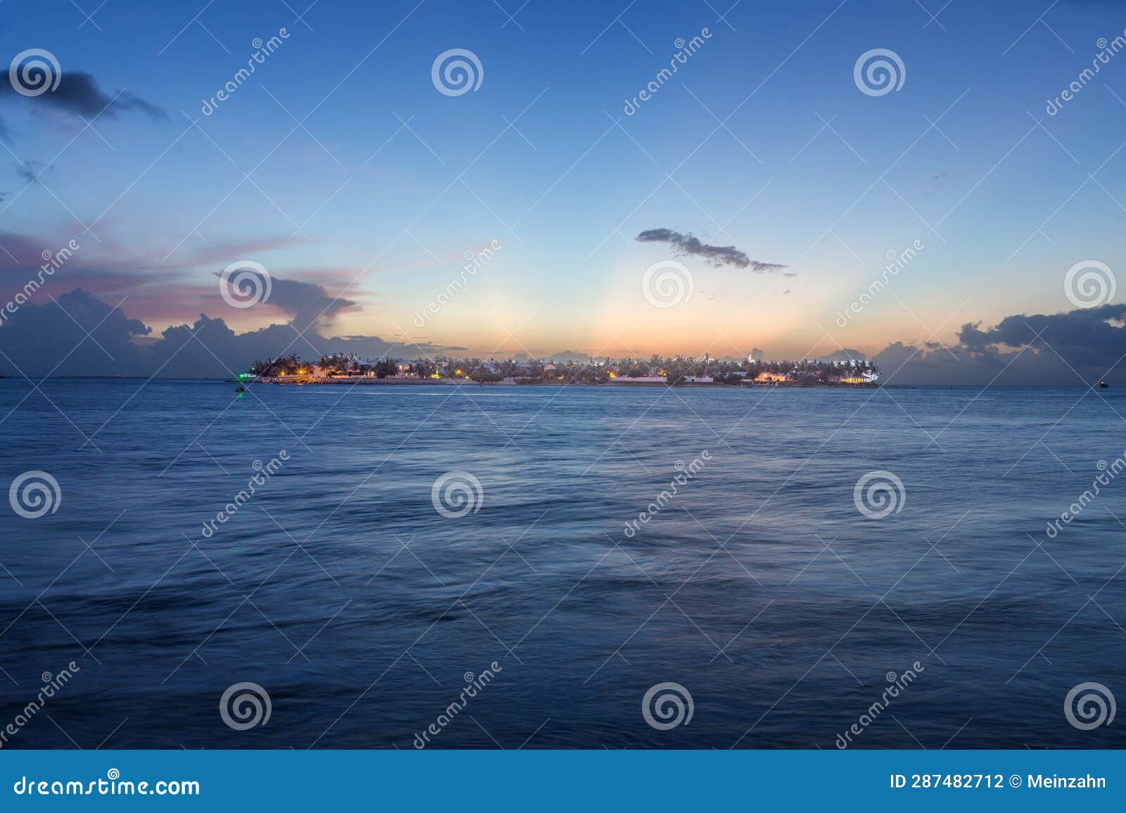 Sunset at Key West, Florida Stock Photo - Image of scenery, america ...