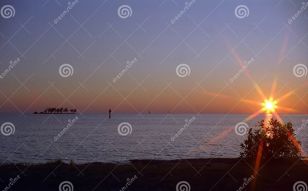 Sunset in the Keys stock photo. Image of nature, marathon - 76160