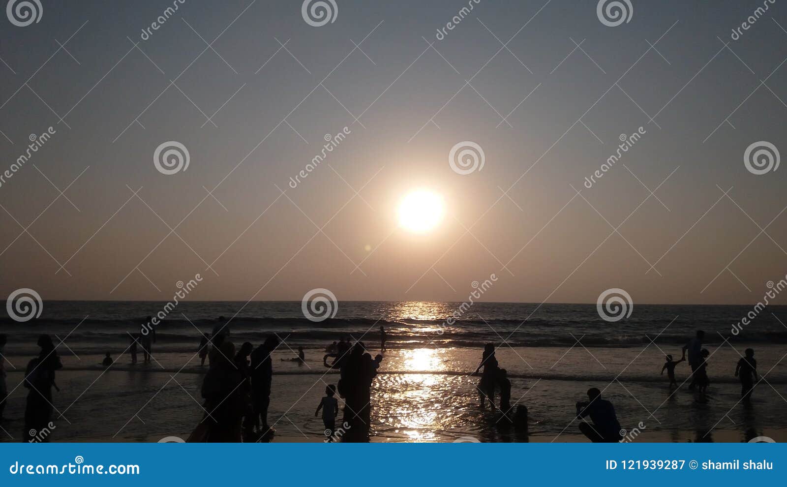 Sunset editorial photography. Image of kozhikode, nature - 121939287