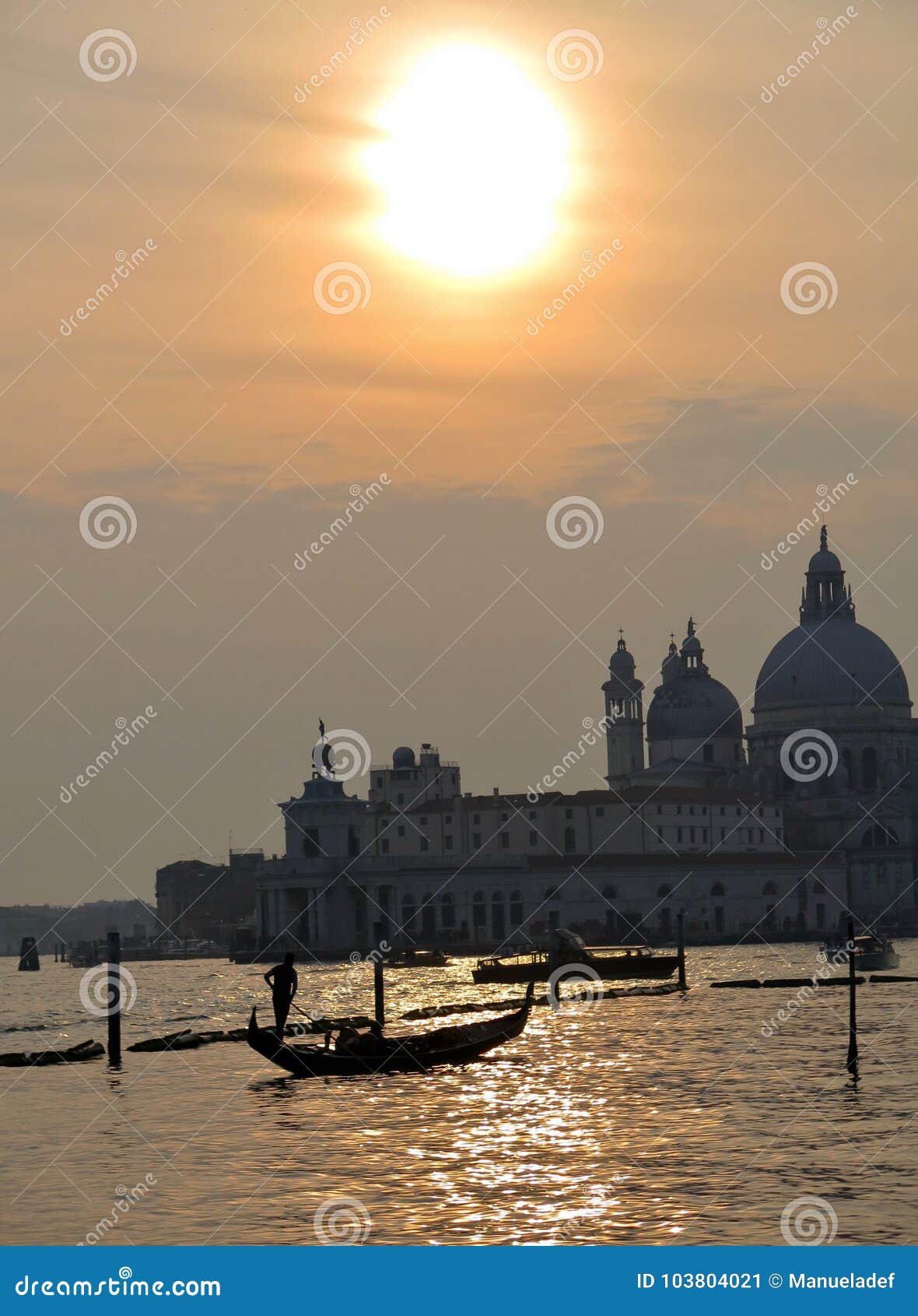 Sunset in the Lagoon of Venice Stock Image - Image of lakelife, lakes ...