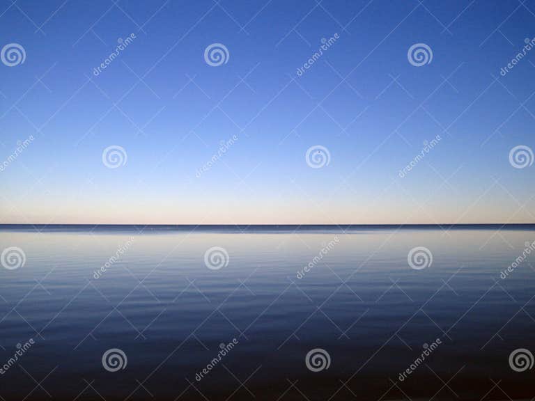 Sunset on Lake Peipsi in Summer. Stock Image - Image of peipsi, largest ...