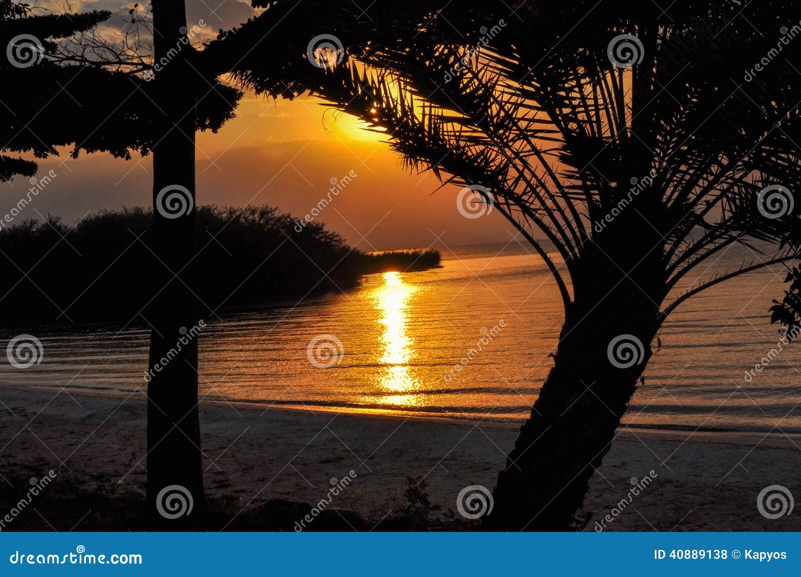 Sunset stock photo. Image of lakes, sunset, incomparable - 40889138