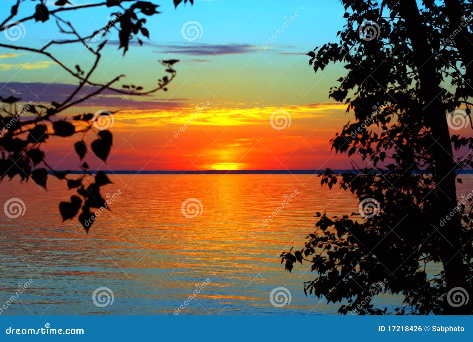 Sunset landscape stock photo. Image of area, dramatic - 17218426
