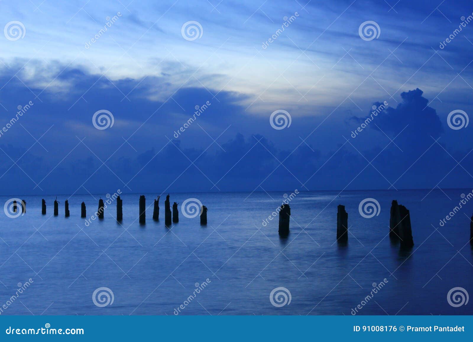 Sunset Landscape Twilight Time Beautiful Stock Photo - Image of sunrise ...