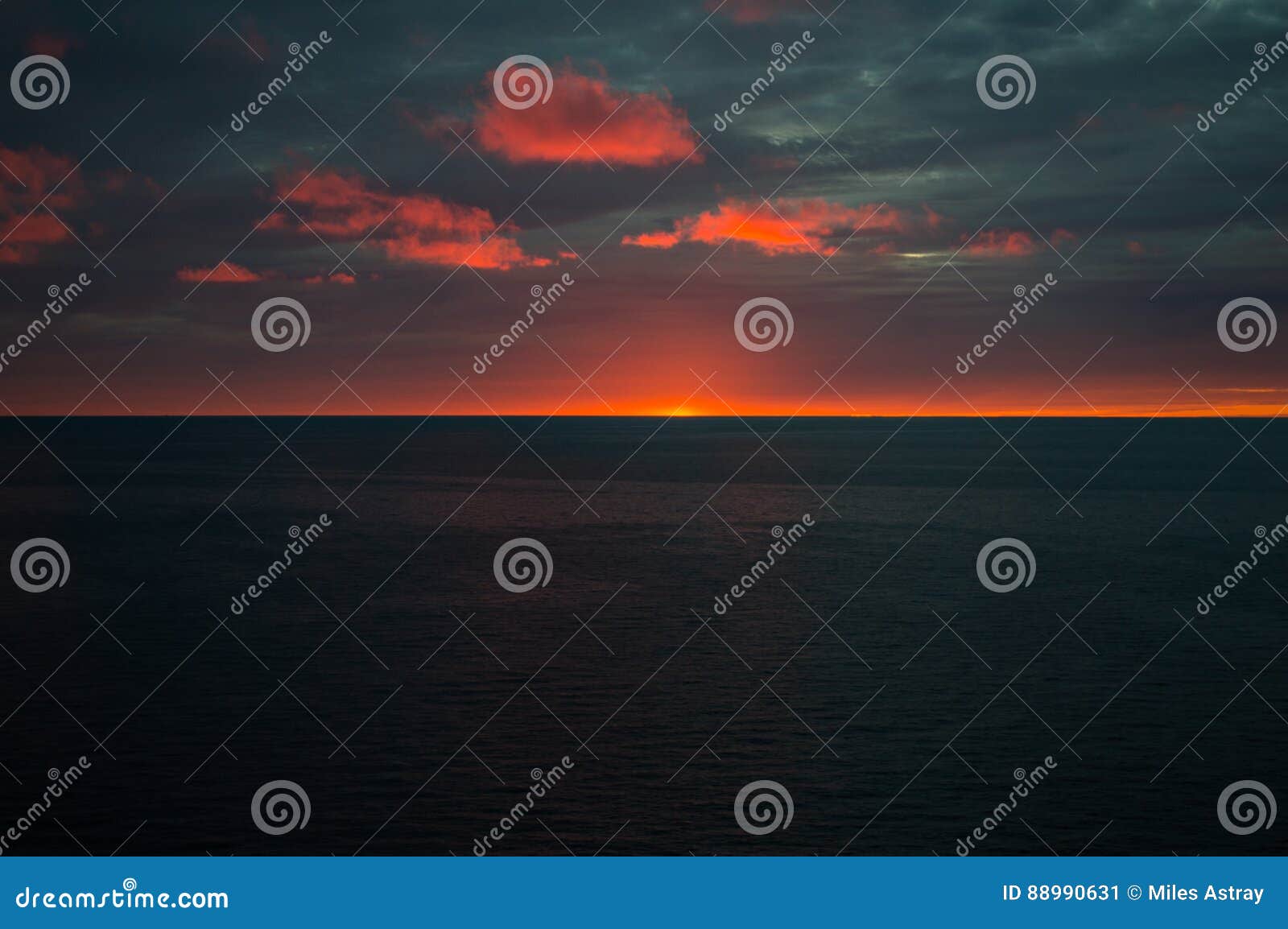 Sunset at Lark Harbor in Newfoundland Stock Image - Image of rugged ...