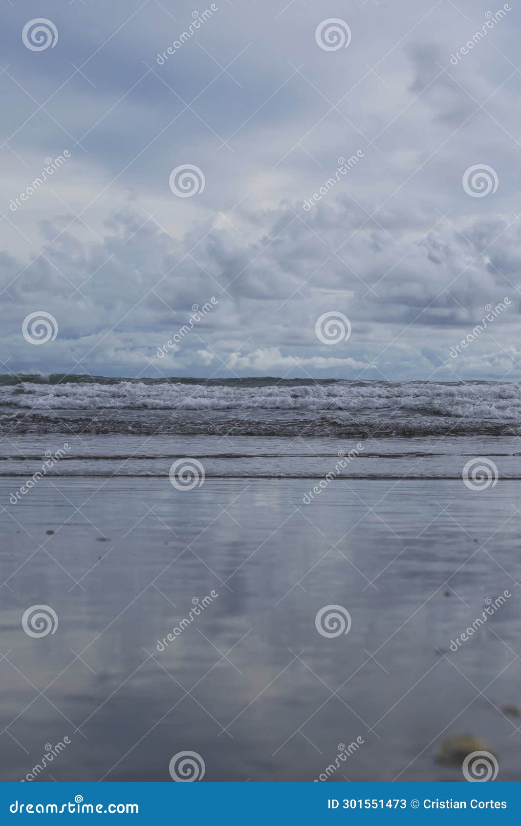 Sunset on Las Lajas Beach in Panama Stock Image - Image of enjoying ...