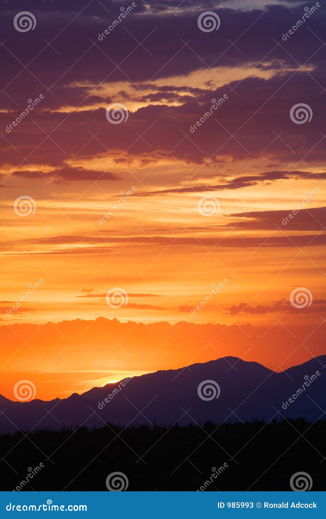 Sunset Layers stock image. Image of monsoon, storm, mountain - 985993