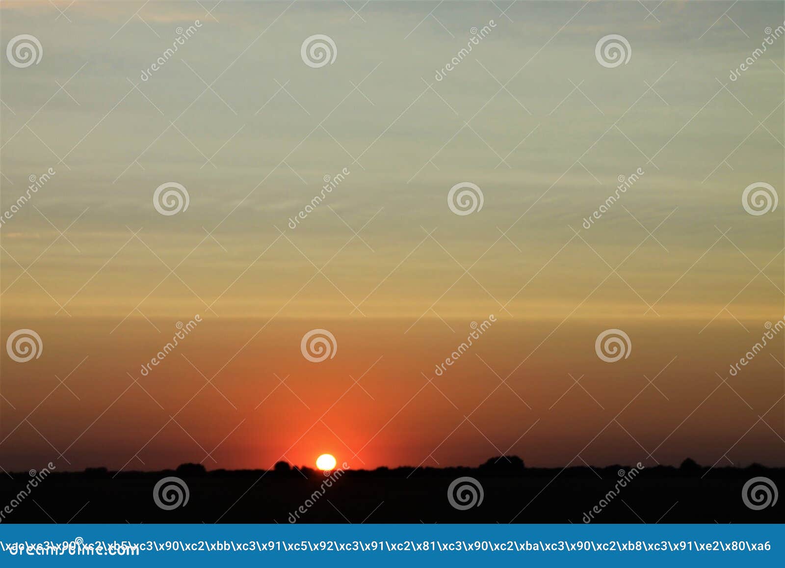 Red round sun stock image. Image of evening, sunlight - 200705865