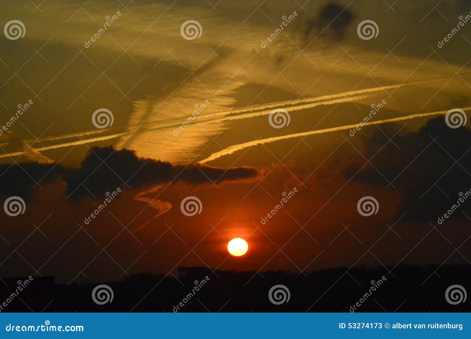 Sunset stock image. Image of angel, sunset, nature, cloude - 53274173