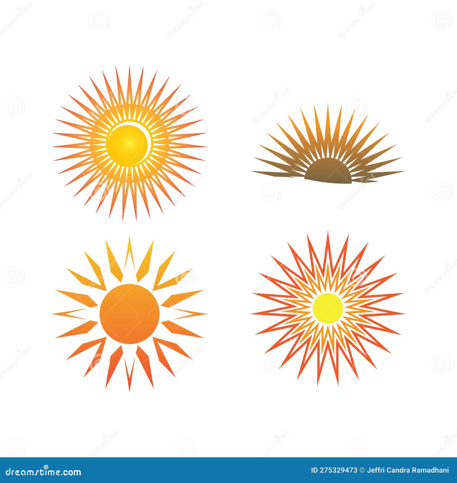 Sunset Logo Icon Design Symbol Illustration Stock Vector - Illustration ...