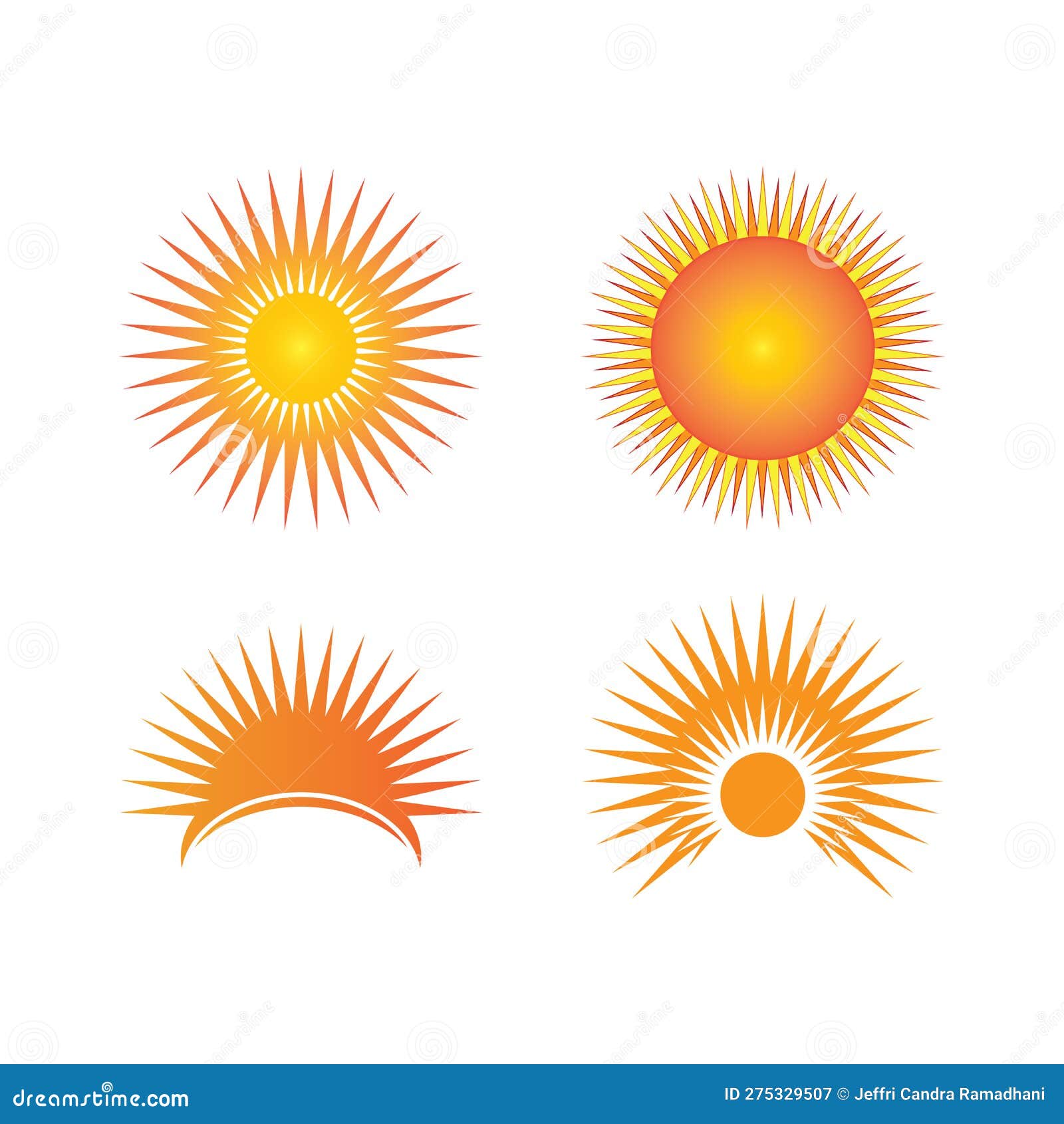 Sunset Logo Icon Design Symbol Illustration Stock Vector - Illustration ...