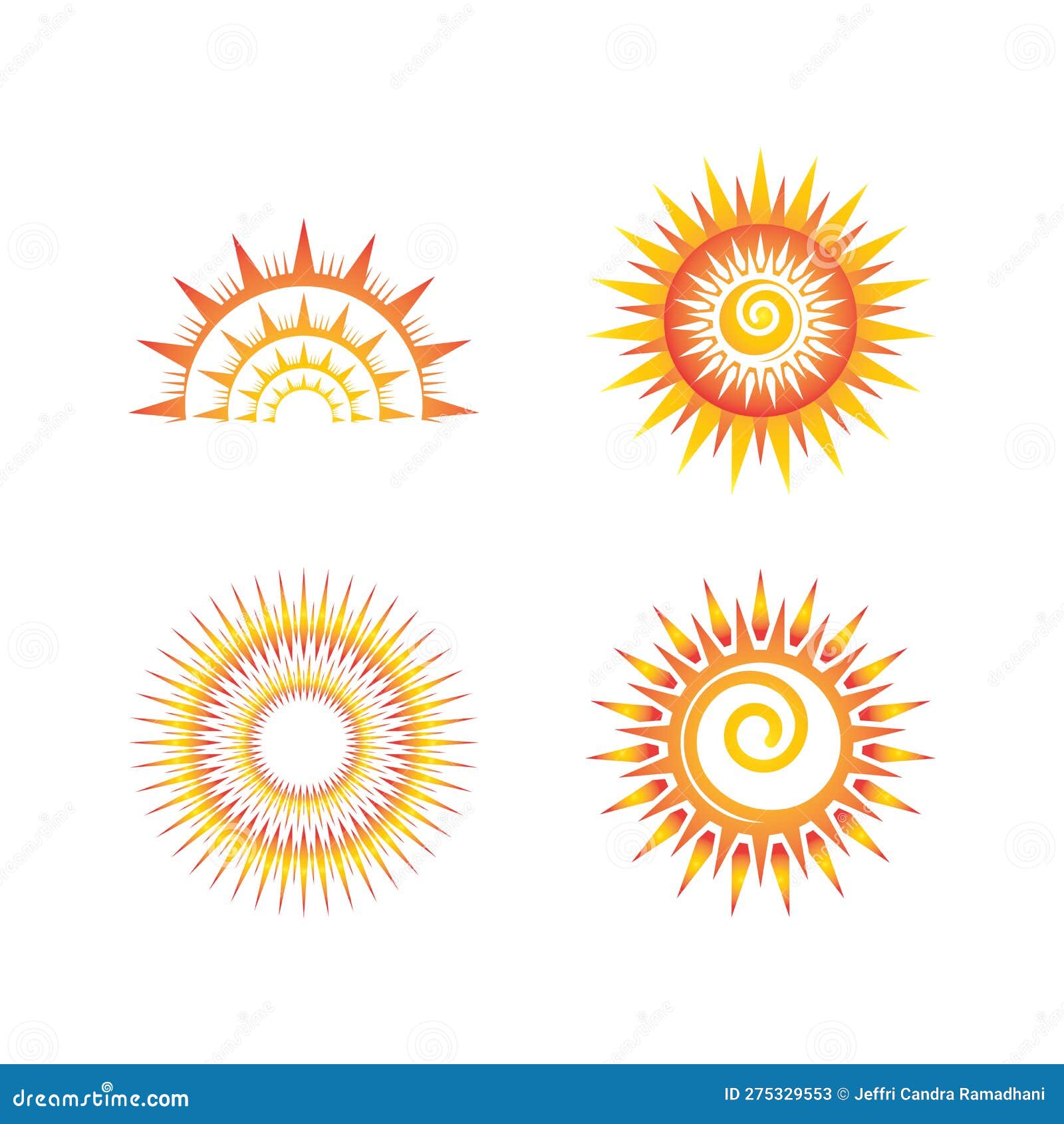 Sunset Logo Icon Design Symbol Illustration Stock Vector - Illustration ...