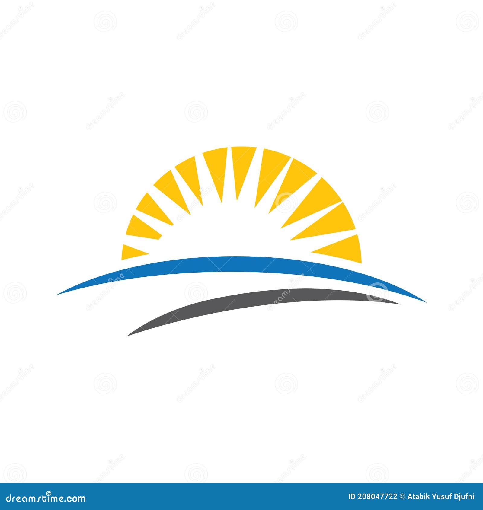 Sunset logo images stock vector. Illustration of sunset - 208047722