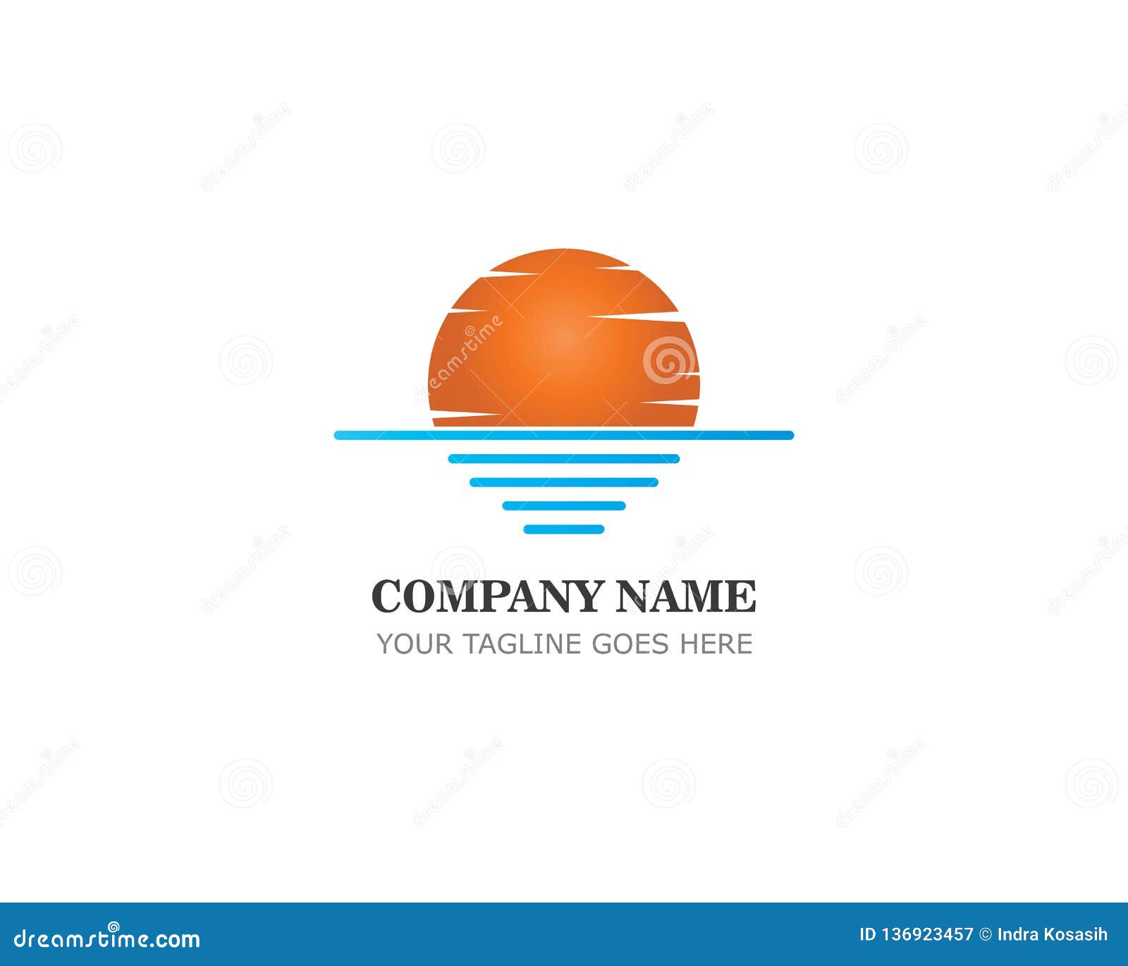 Sunset logo template stock vector. Illustration of icon - 136923457
