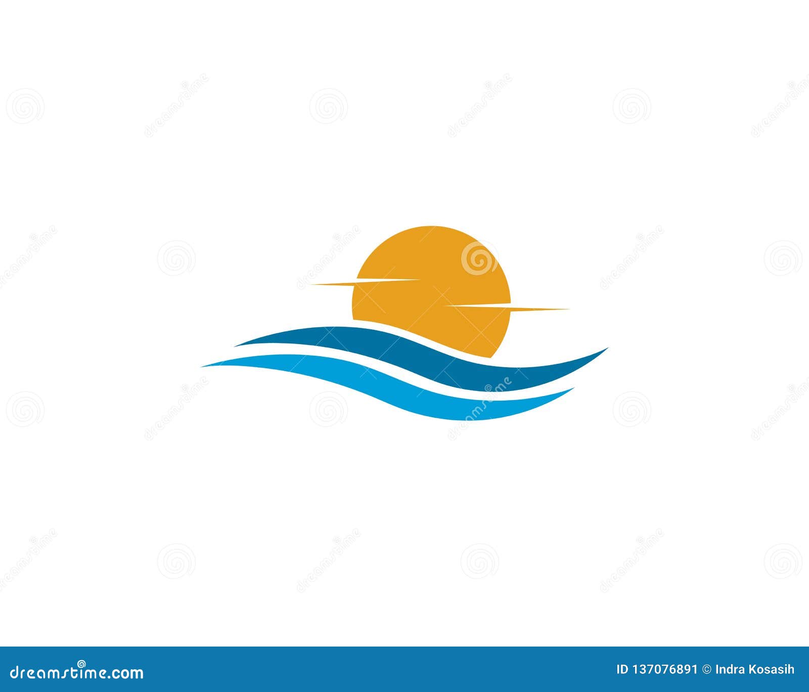Sunset logo template stock vector. Illustration of nature - 137076891
