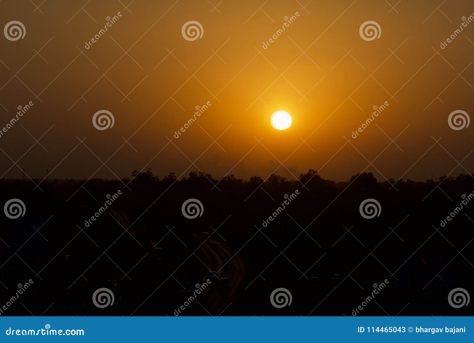 Sunset look stock image. Image of scene, backgrounf - 114465043