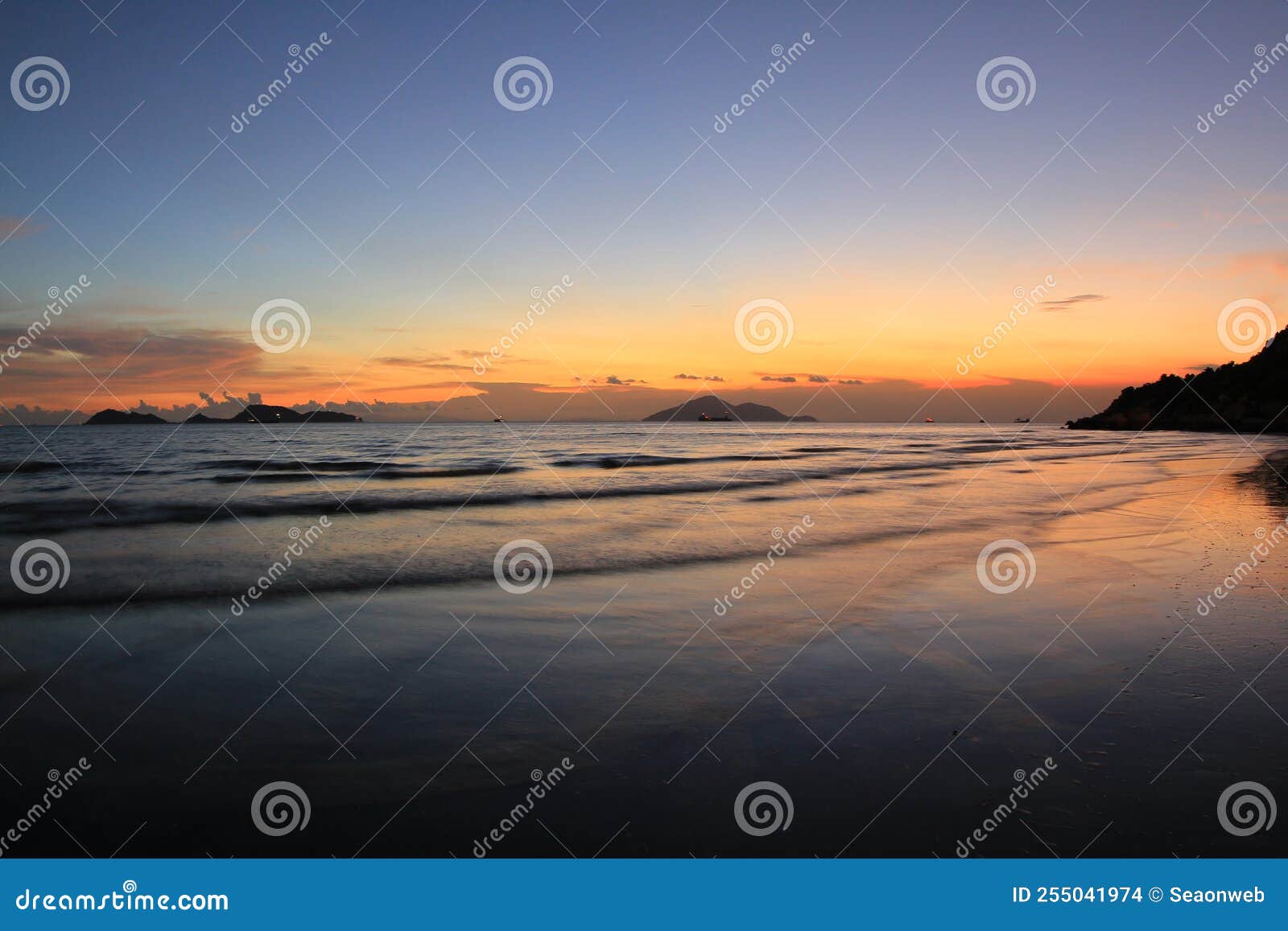 Sunset in Lung Kwu Tan, Hong Kong. 20 Aug 2011 Stock Photo - Image of ...