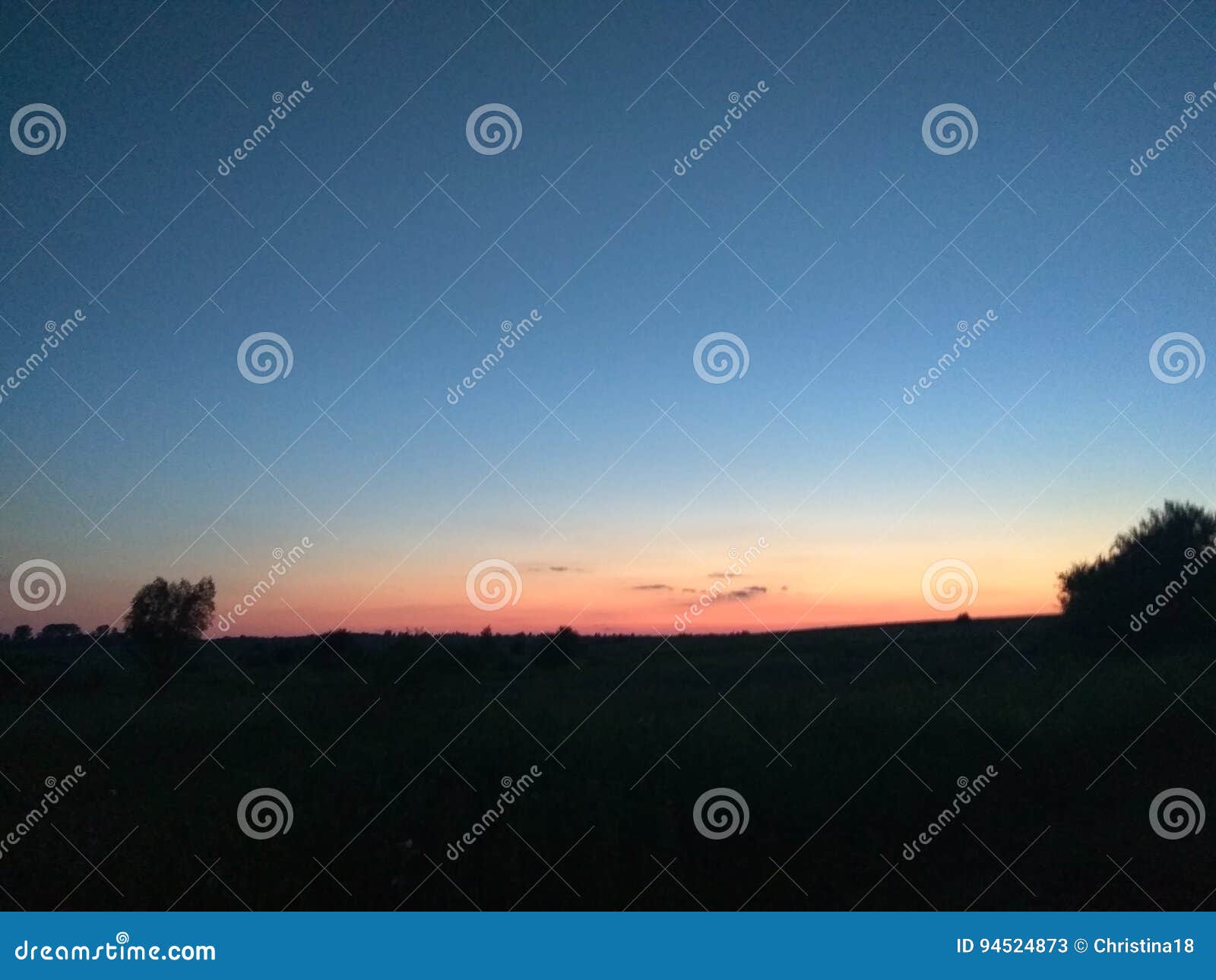 Sunset. Magic evening stock image. Image of sunset, evening - 94524873