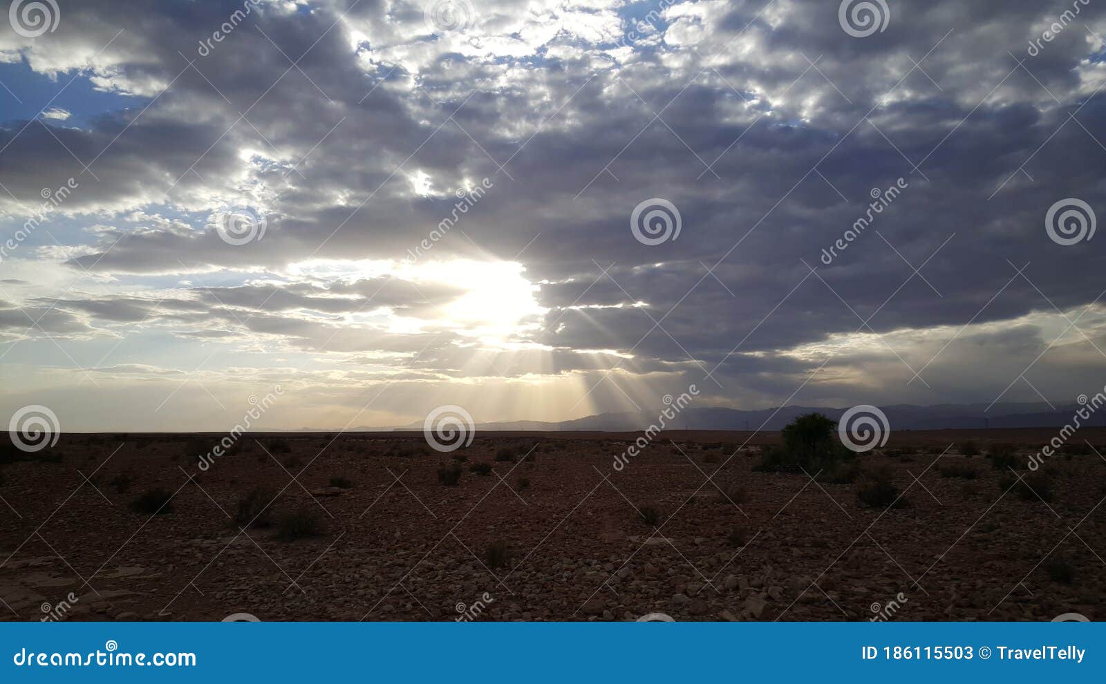 Sunset in Meski Old Kasbah stock image. Image of stone - 186115503