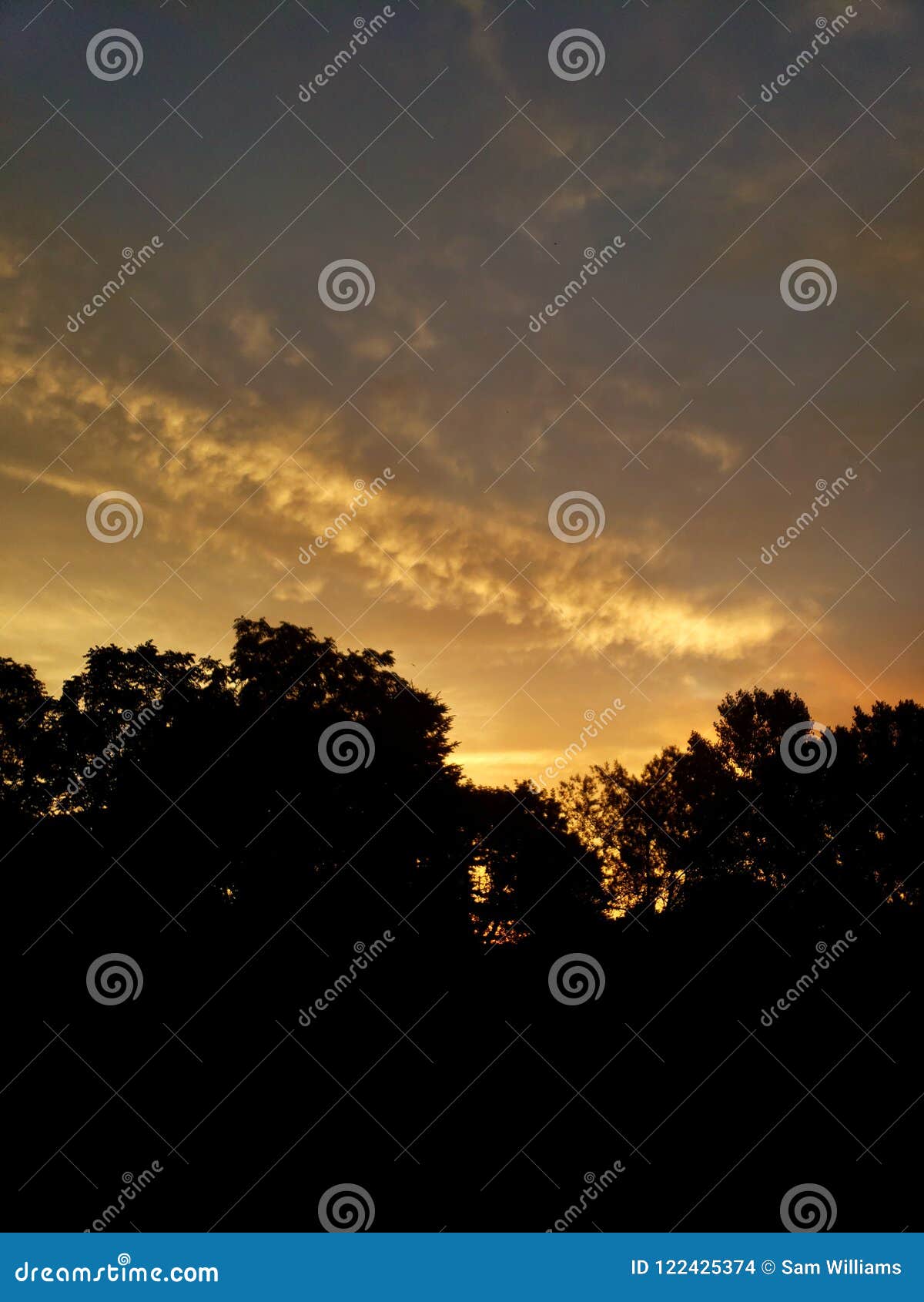Sunset in the midwest stock photo. Image of sunset, midwest - 122425374