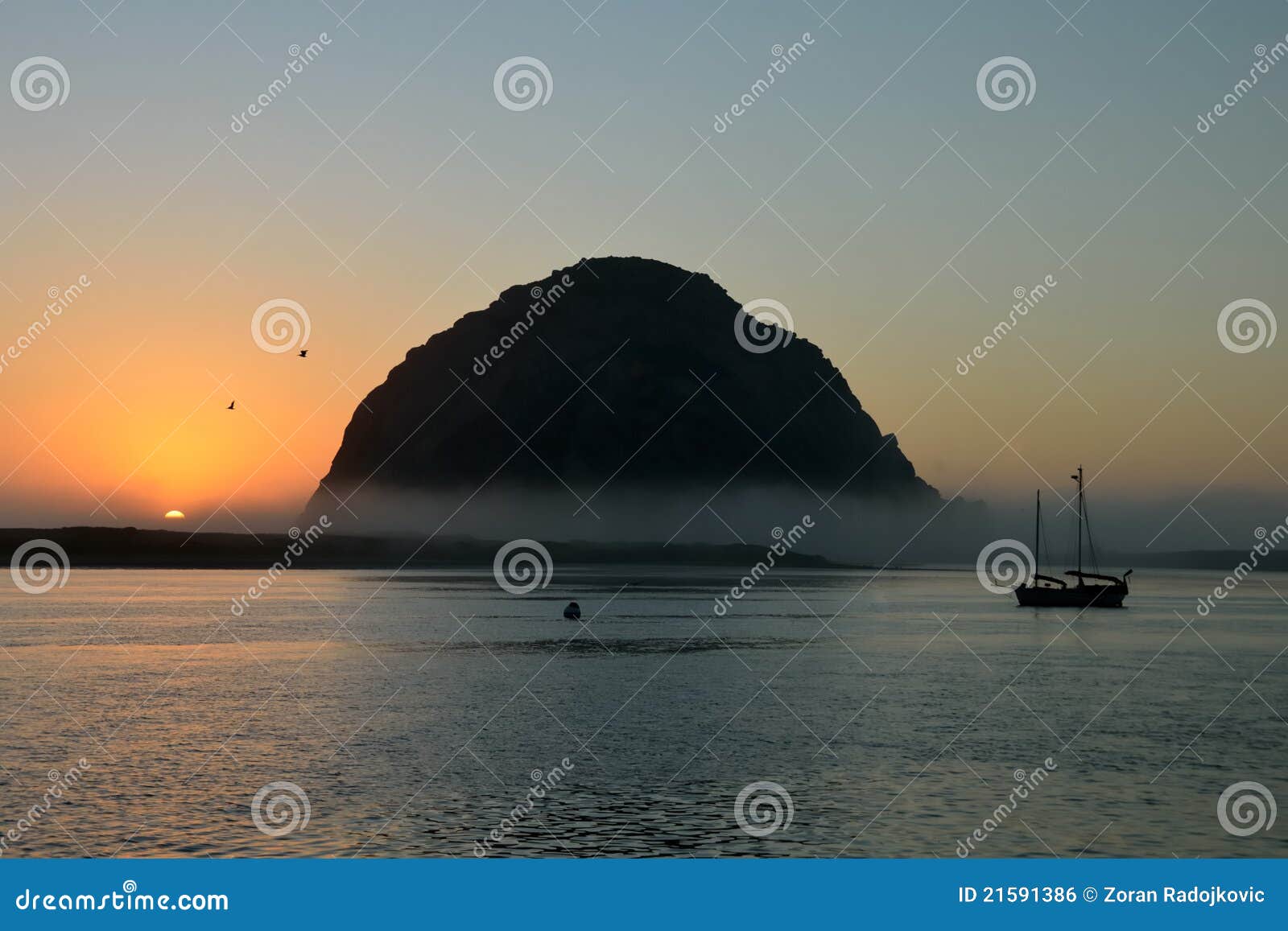 Sunset in Morro Bay stock photo. Image of morro, american - 21591386