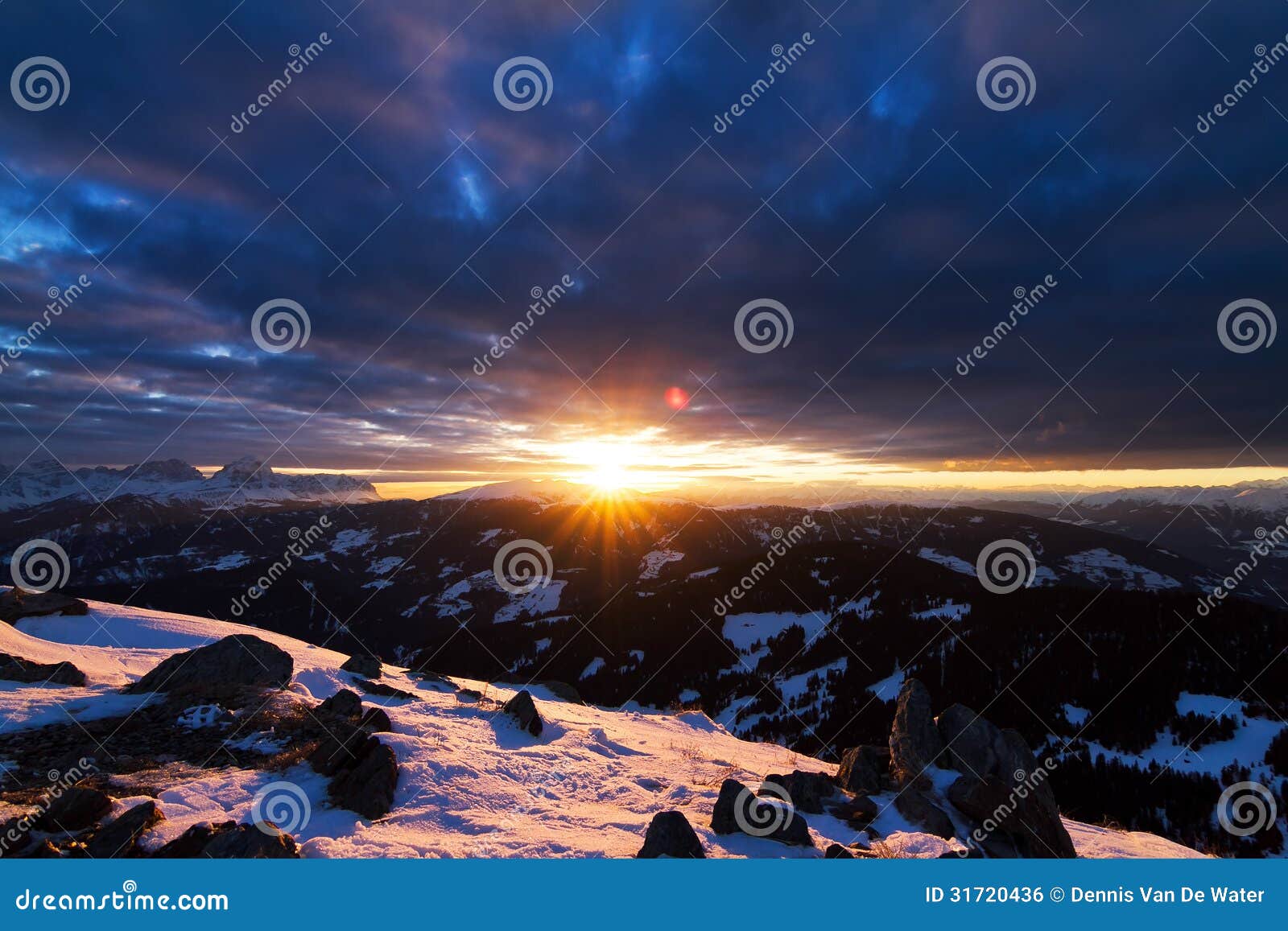 Sunset mountains stock photo. Image of altitude, alpine - 31720436