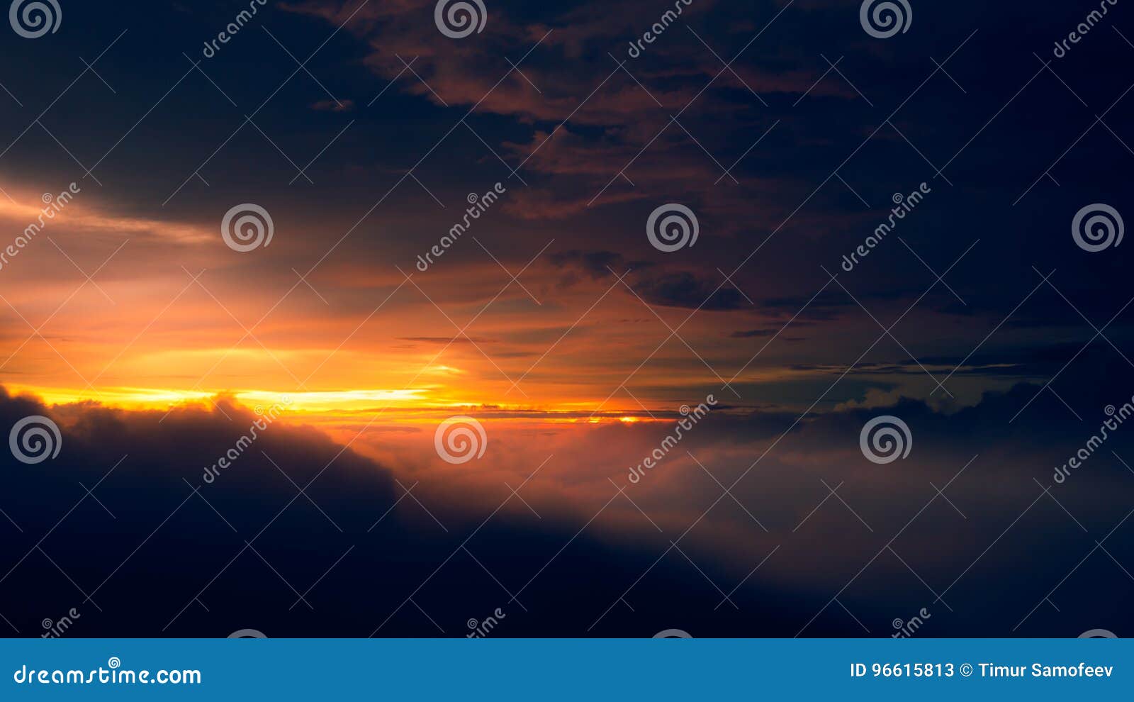 Sunset in the Mountains, Mount Merapi is the Most Active Volcano Stock ...