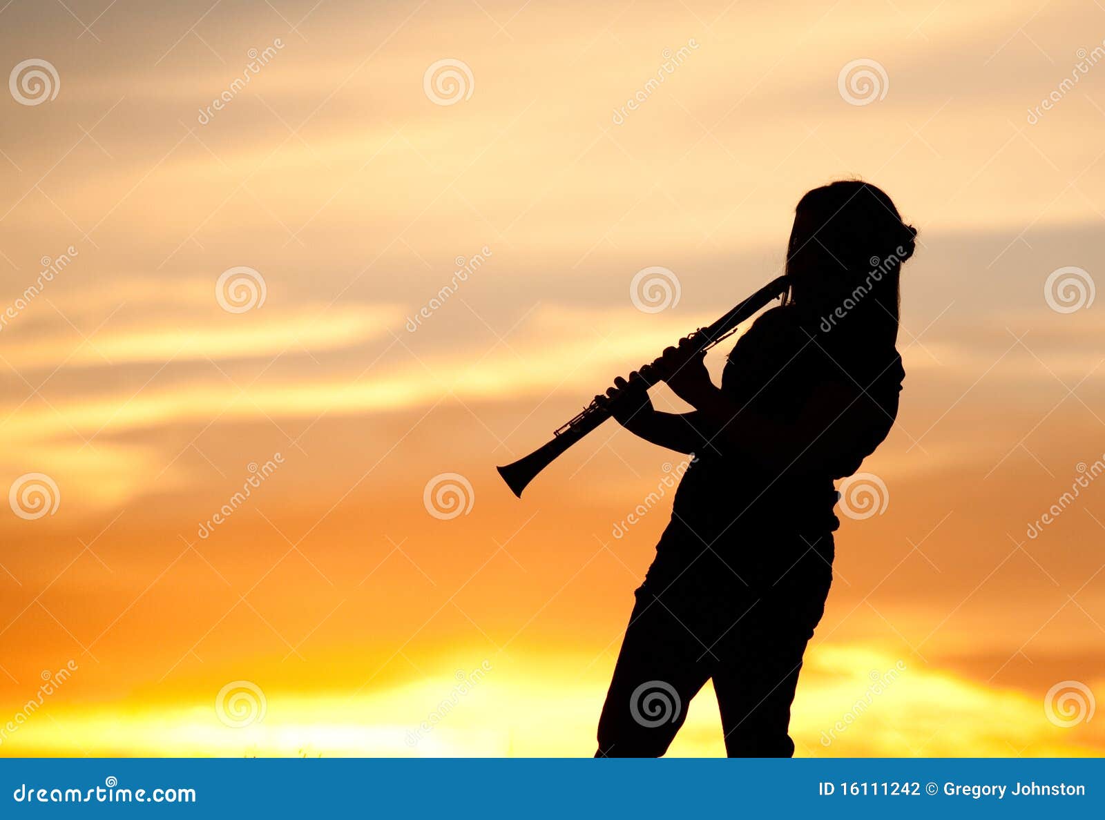 Sunset music session. stock photo. Image of horizon, scenery - 16111242