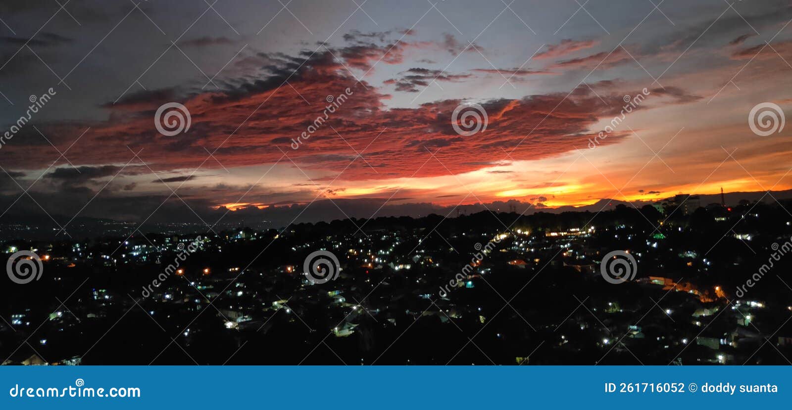 Sunset in my hometown stock photo. Image of hometown - 261716052