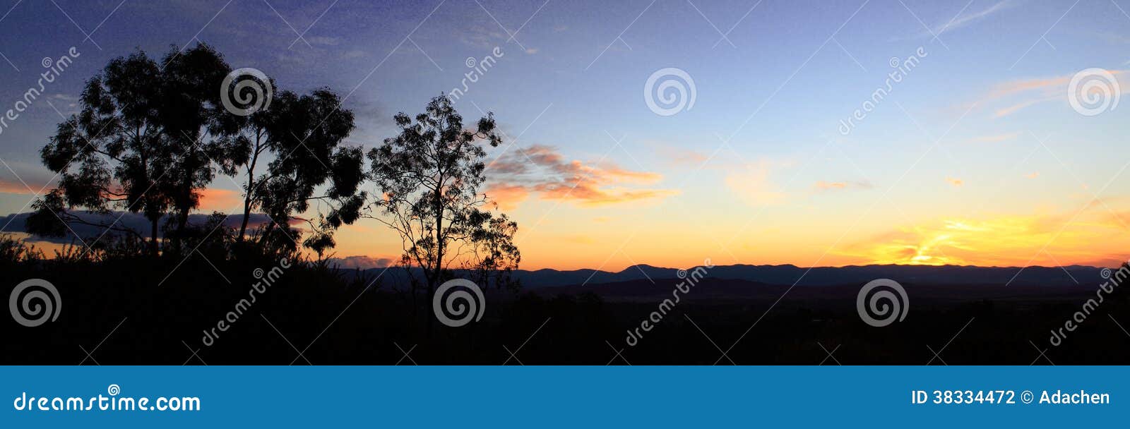 Sunset nature view stock photo. Image of park, canberra - 38334472