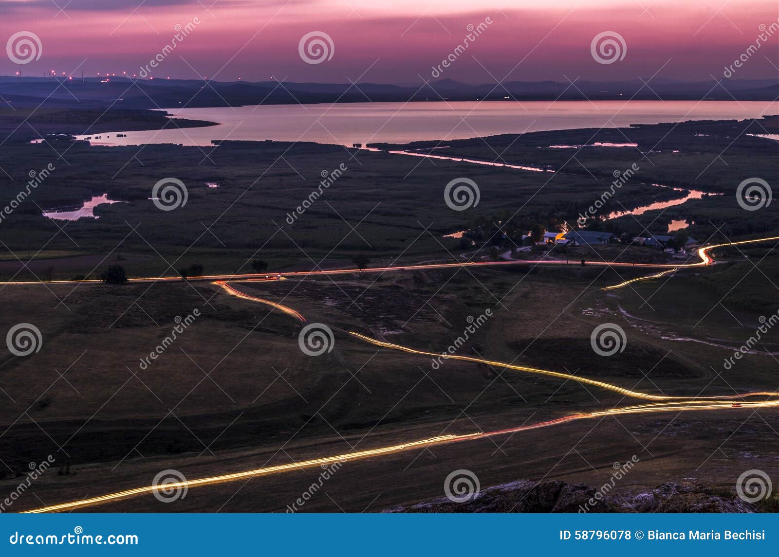 Sunset stock photo. Image of citadel, sunset, long, magenta - 58796078