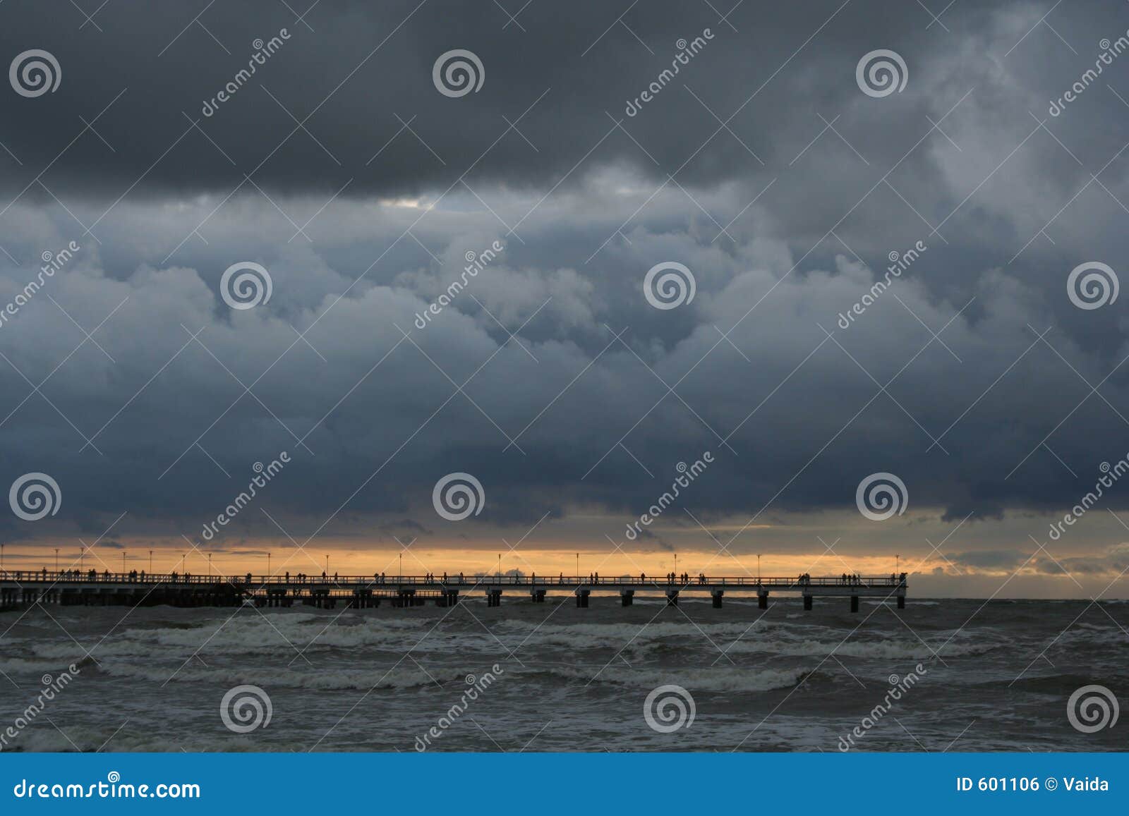 Sunset near the Sea stock photo. Image of sunset, palanga - 601106