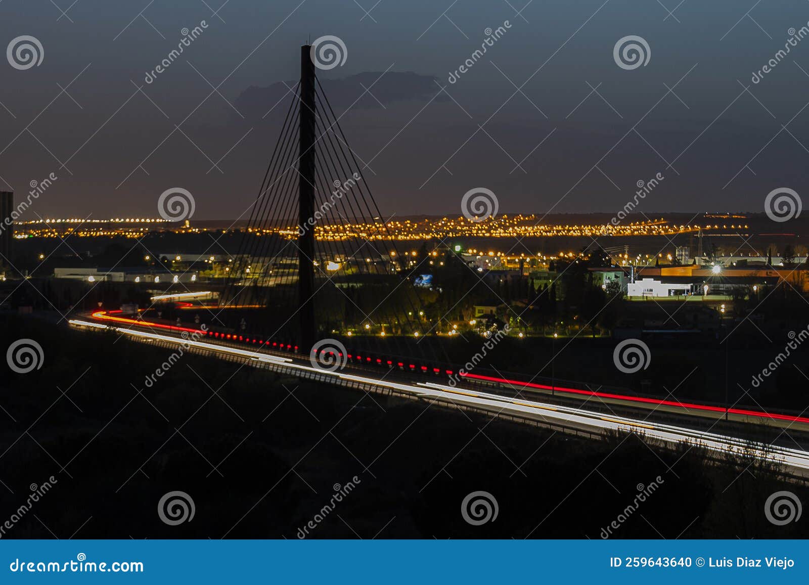 Sunset on the New Bridge in the City Stock Photo - Image of attraction ...