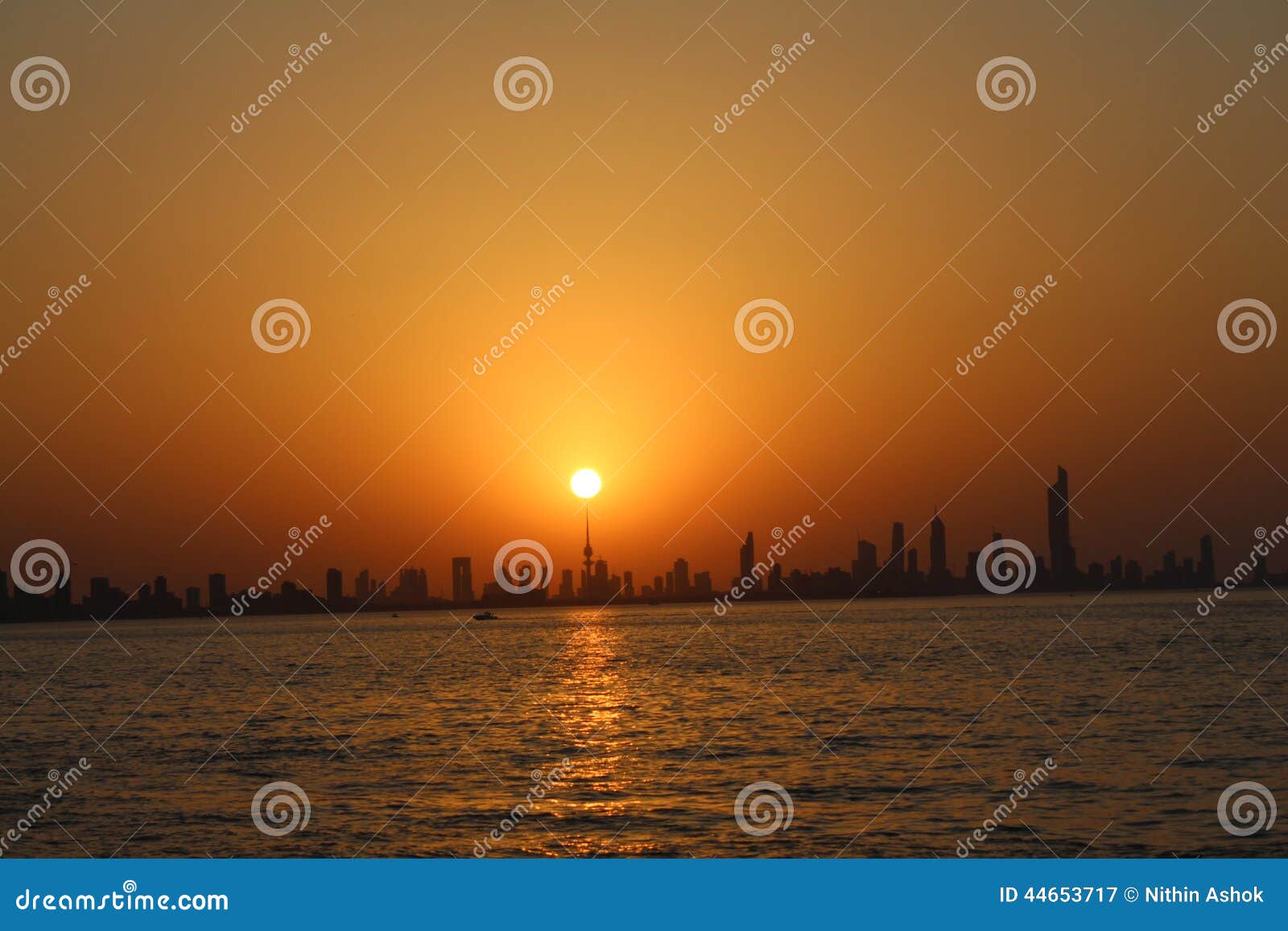 Sunset stock image. Image of kuwait, view, sunday, sunset - 44653717