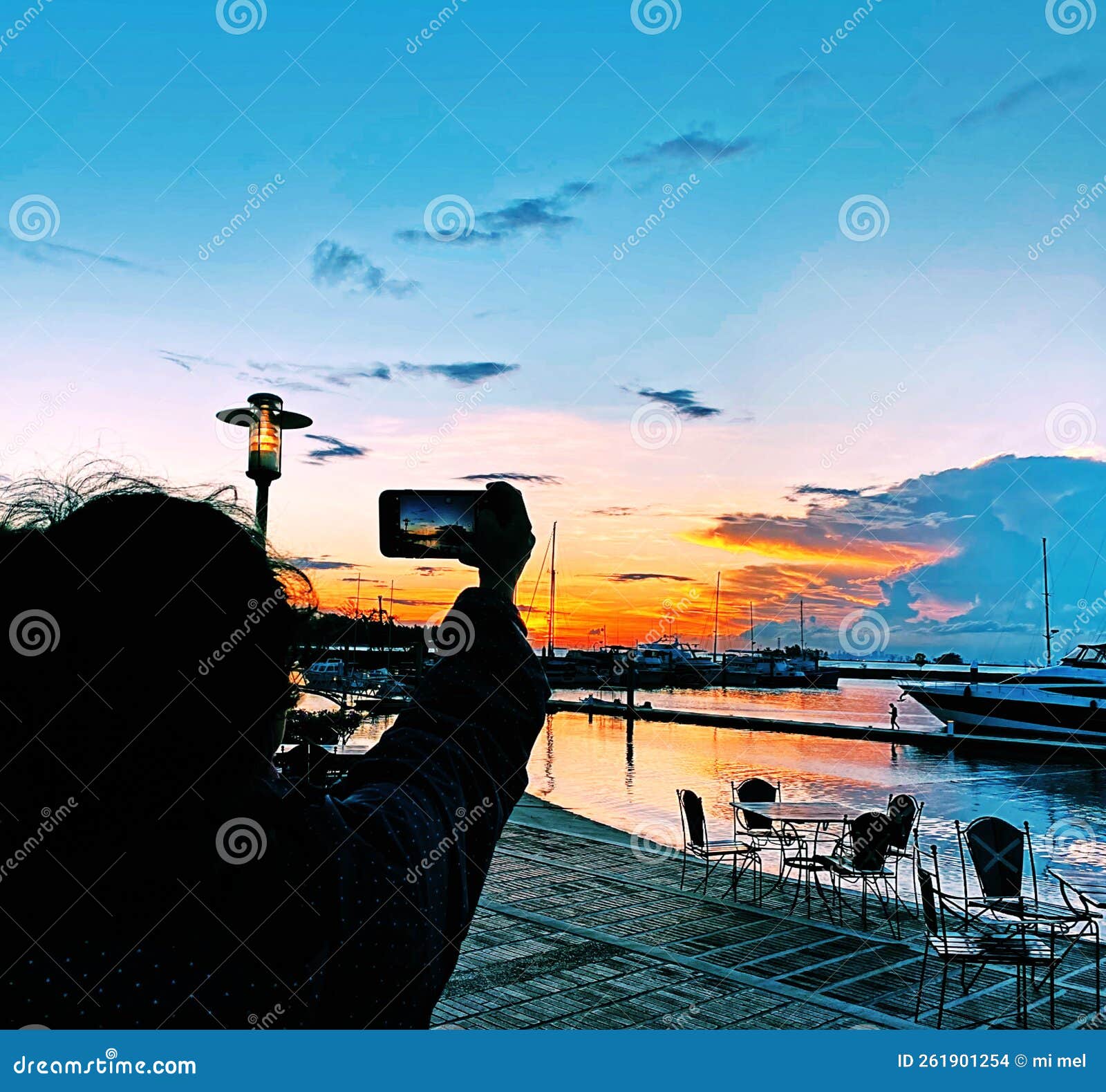 Capturing sunset stock photo. Image of beach, horizon - 261901254