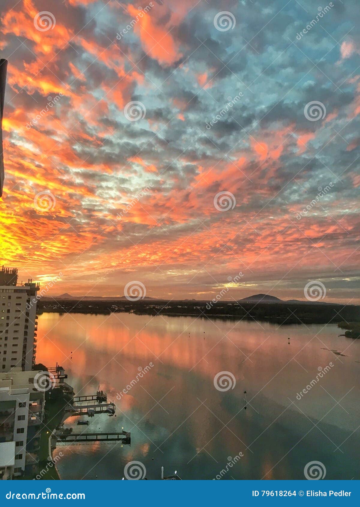 Sunset on the North Coast Queensland Stock Photo - Image of queensland ...