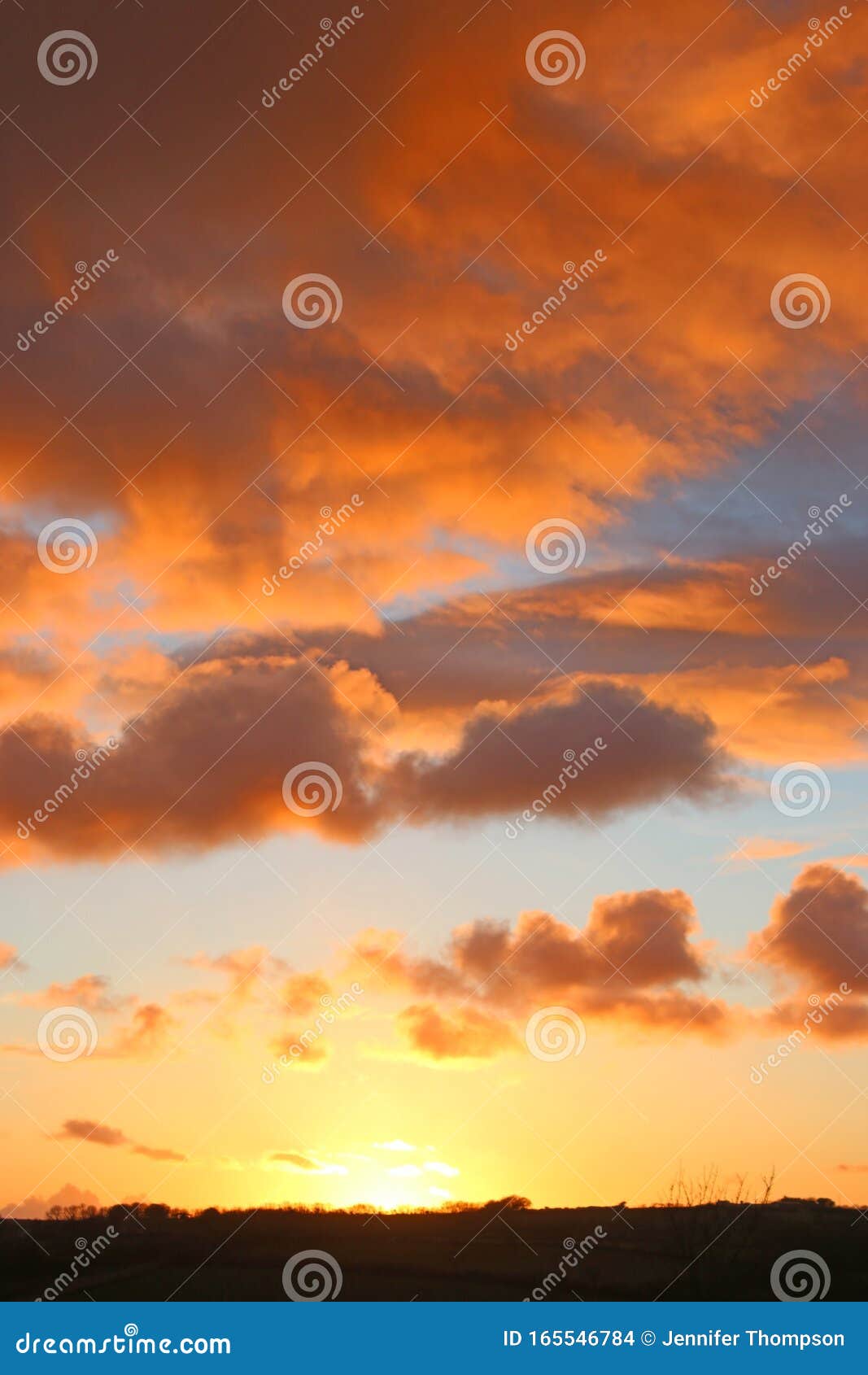 Sunset in North Devon stock photo. Image of cloud, view - 165546784