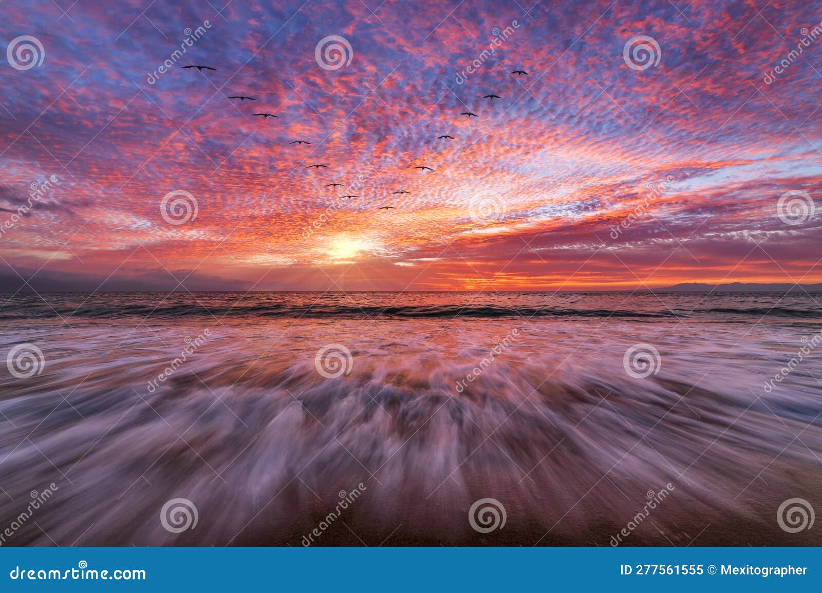Sunset Ocean Surreal Beach Inspirational Landscape High Resolution ...